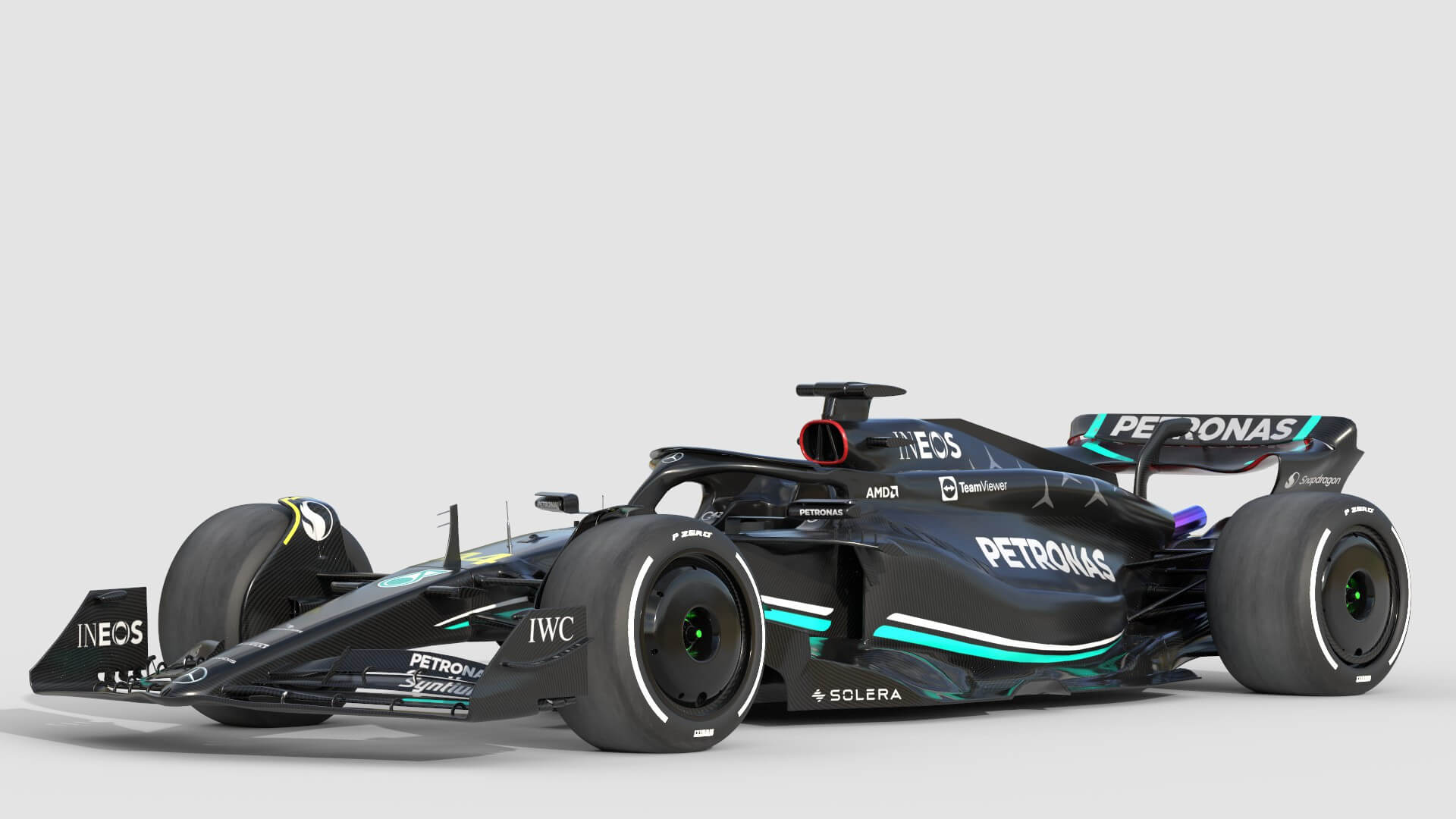 F1 Mercedes W14 2023 - 3D Model by Cactus3D