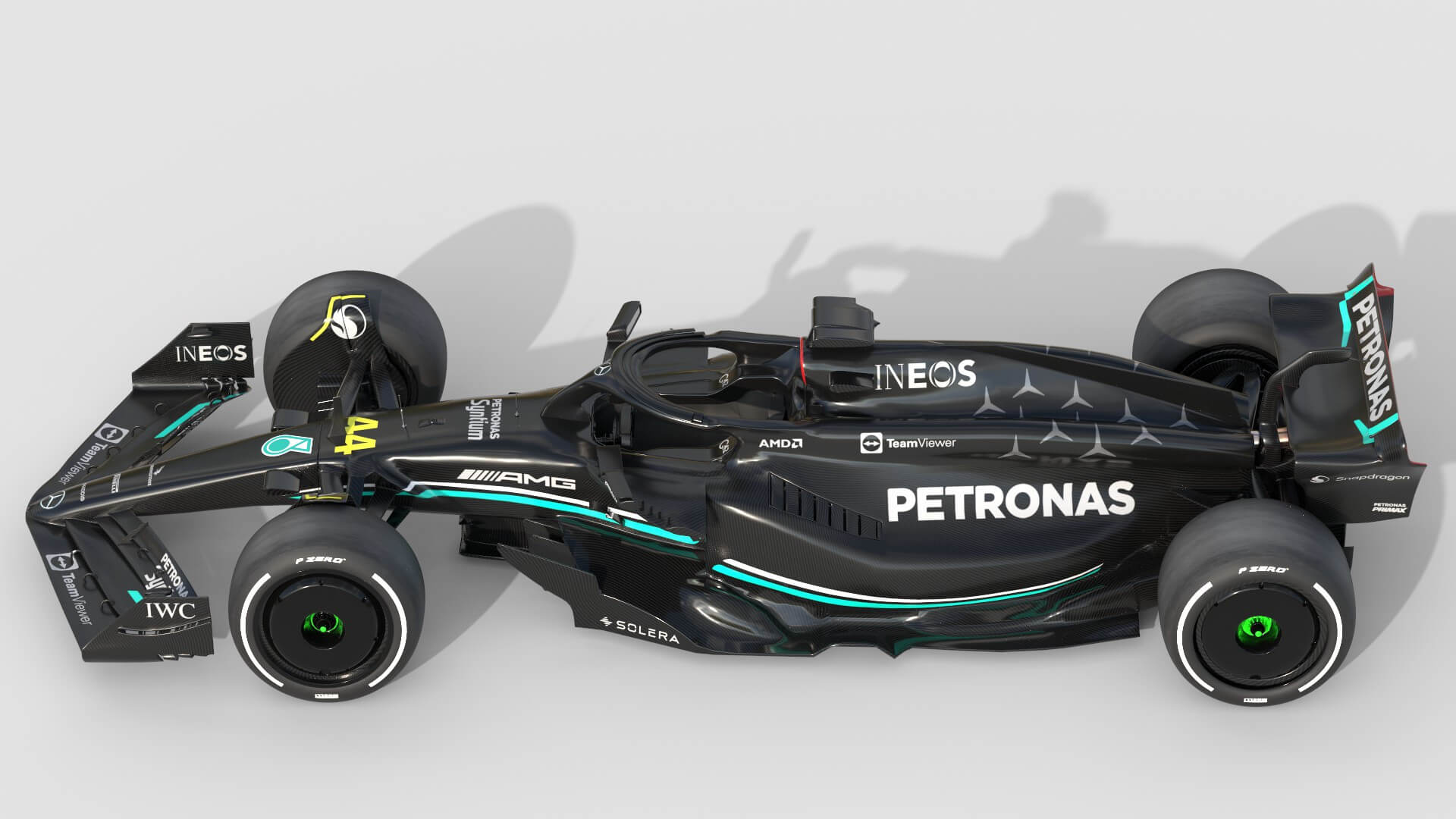 F1 Mercedes W14 2023 - 3D Model by Cactus3D