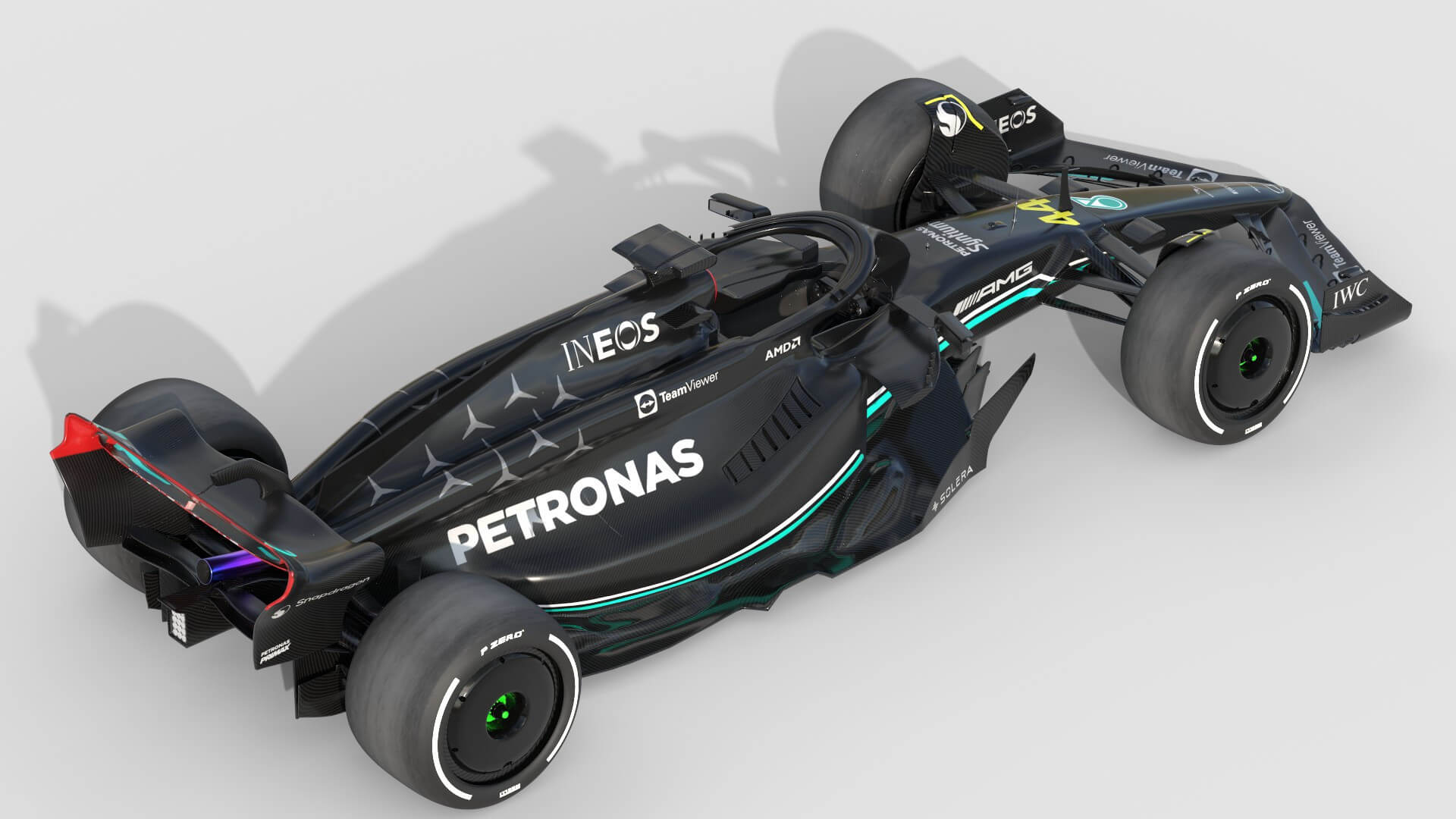 F1 Mercedes W14 2023 - 3D Model by Cactus3D