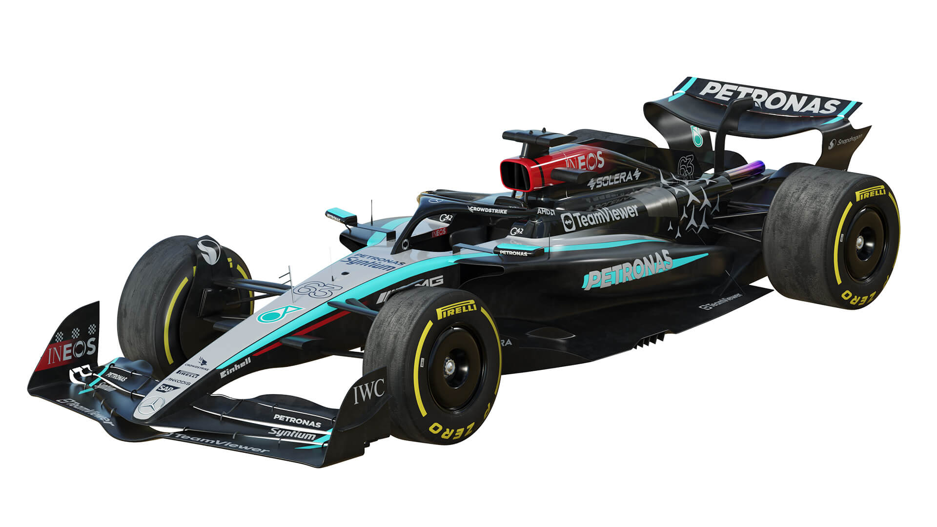 F1 Mercedes W15 2024 - 3D Model by Cactus3D