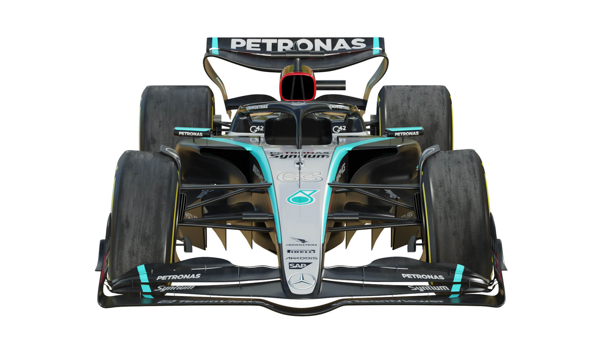 F1 Mercedes W15 2024 - 3D Model by Cactus3D