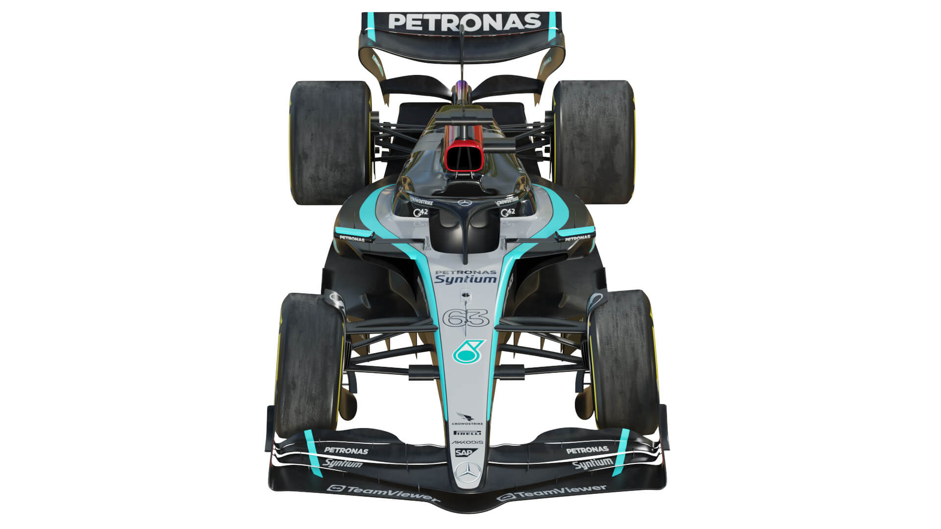 F1 Mercedes W15 2024 - 3D Model by Cactus3D