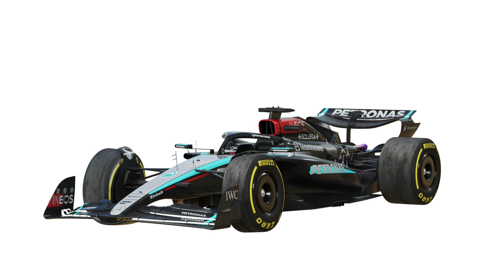 F1 Mercedes W15 2024 - 3D Model by Cactus3D