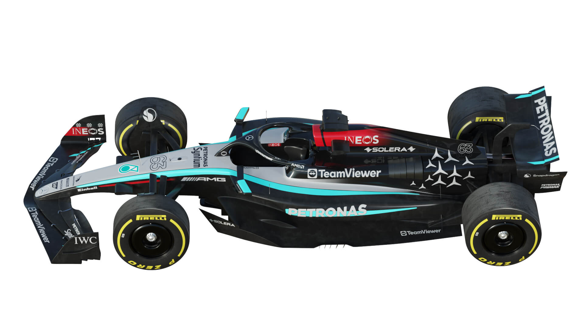 F1 Mercedes W15 2024 - 3D Model by Cactus3D