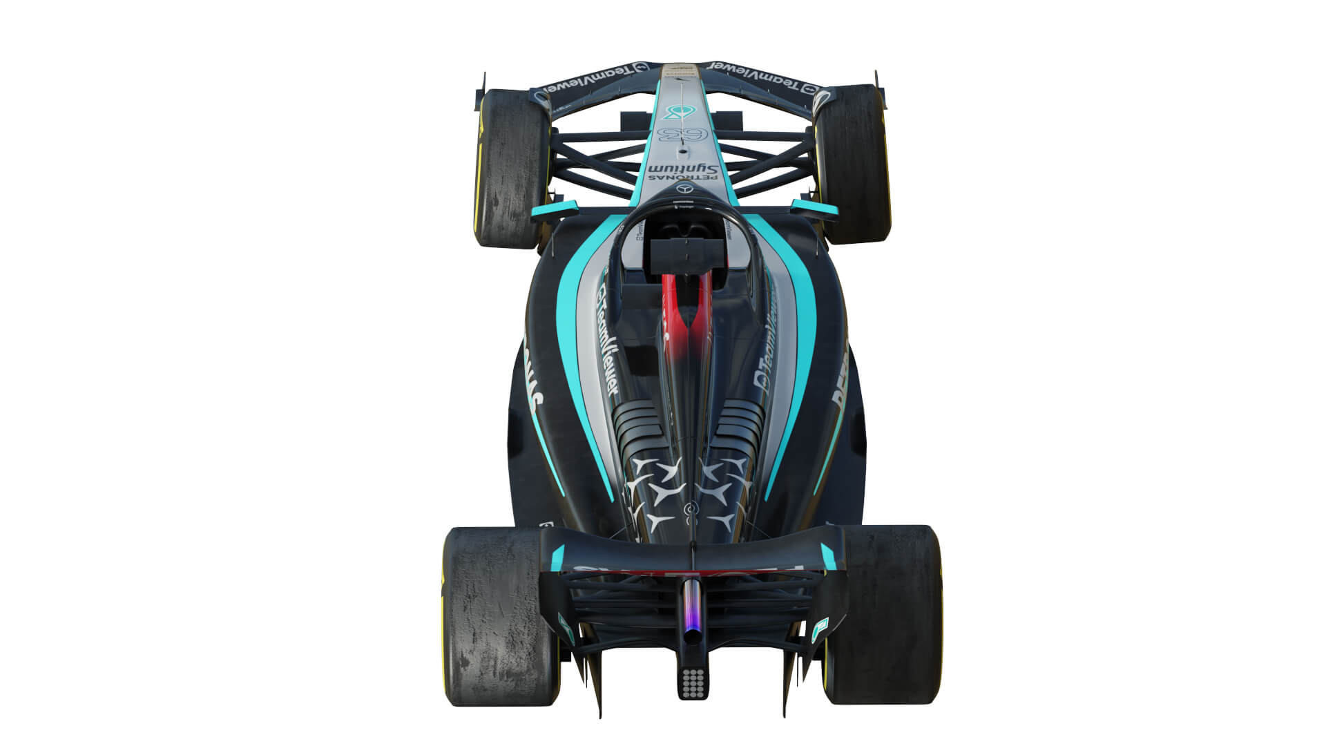 F1 Mercedes W15 2024 - 3D Model by Cactus3D