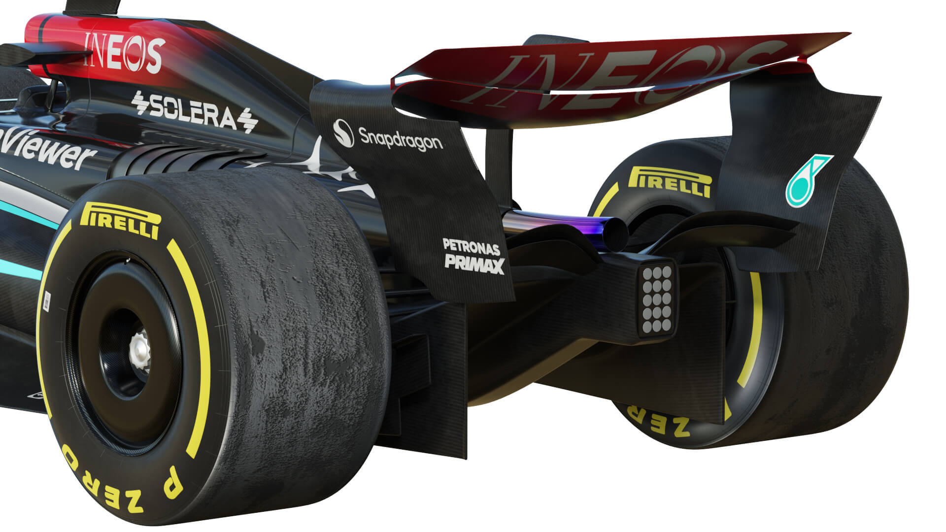 F1 Mercedes W15 2024 - 3D Model by Cactus3D