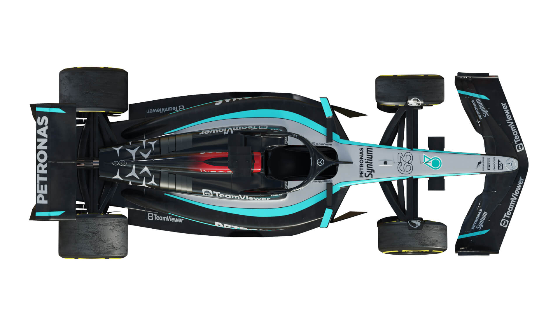 F1 Mercedes W15 2024 - 3D Model by Cactus3D