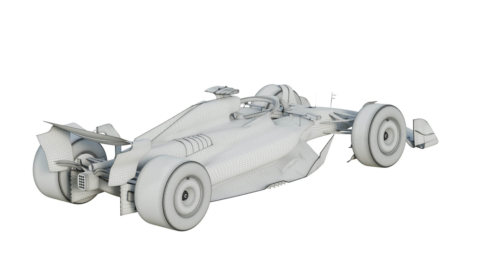 F1 Mercedes W15 2024 - 3D Model by Cactus3D