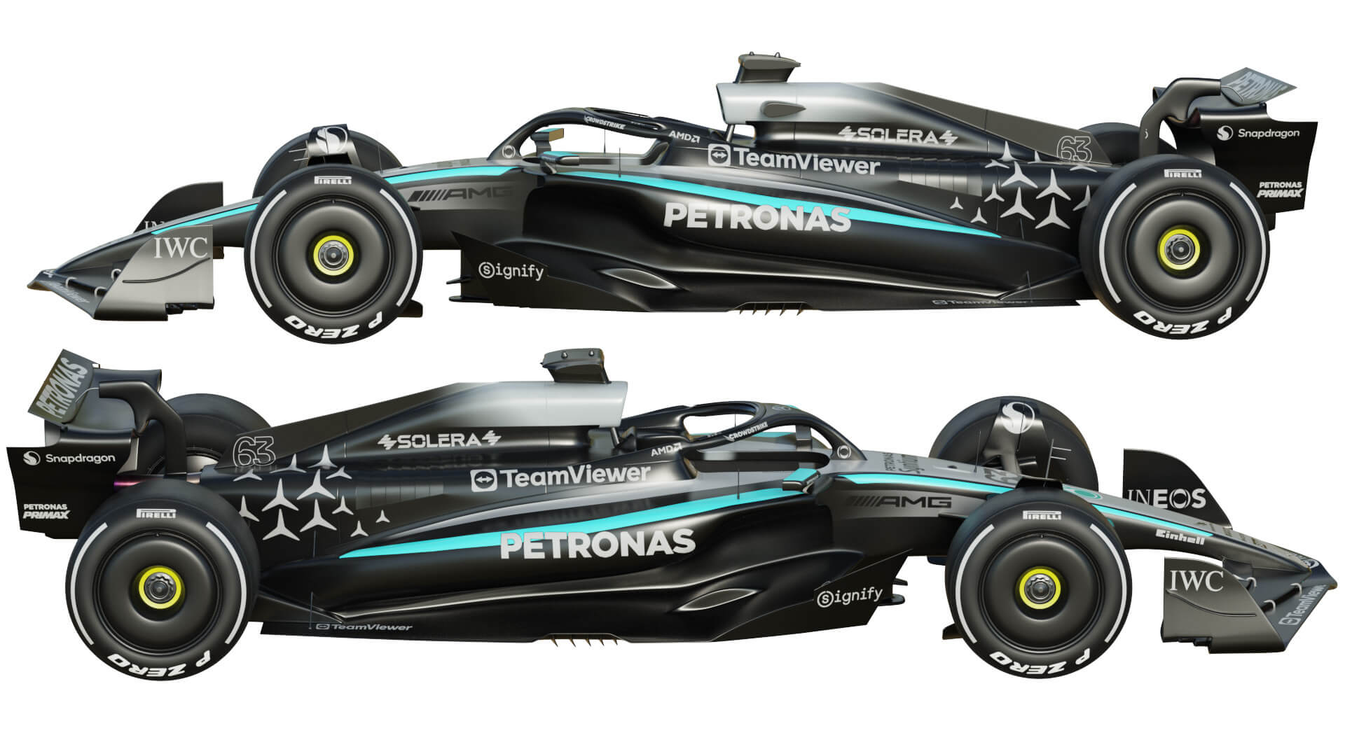 F1 Mercedes W16 2025 - 3D Model by Cactus3D