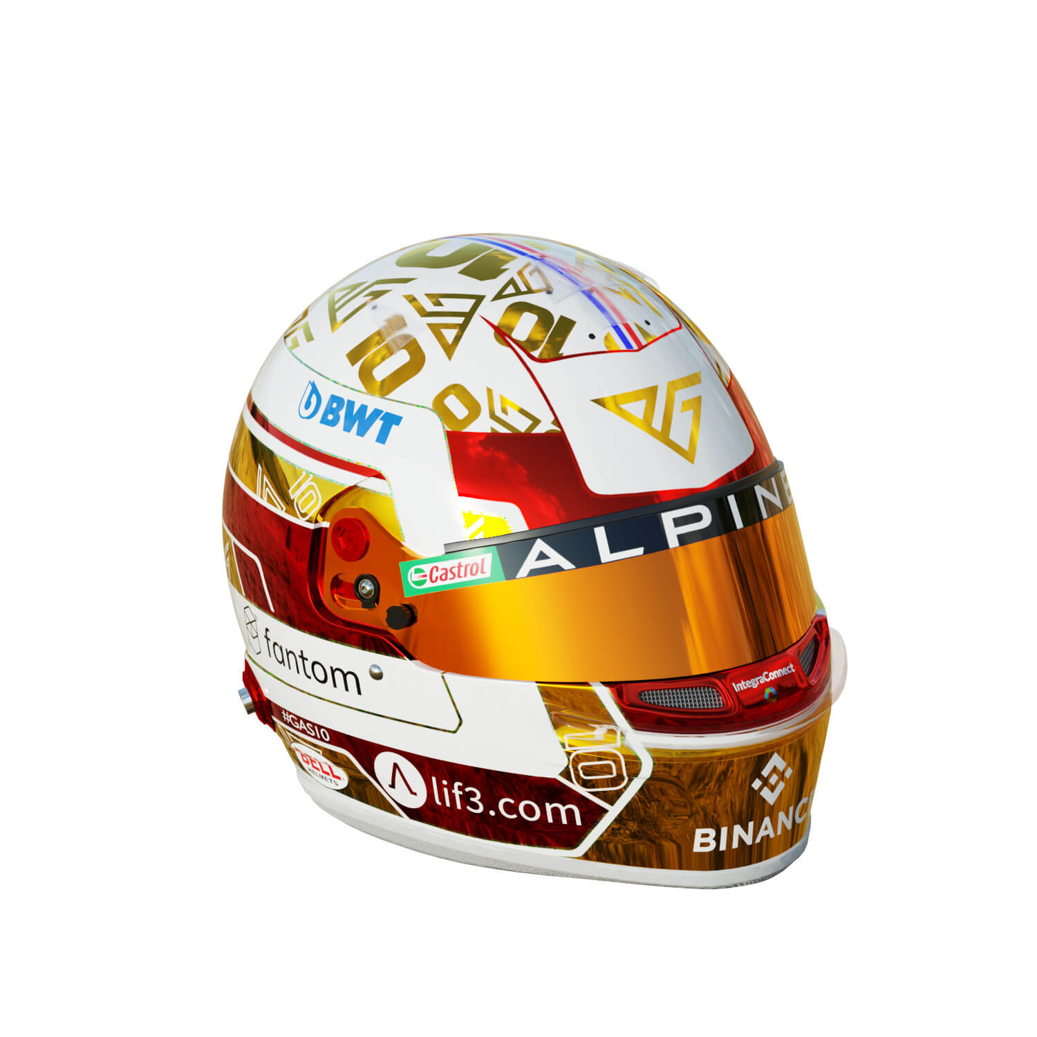 F1 Pierre Gasly Helmet 2023 - 3D Model by Cactus3D