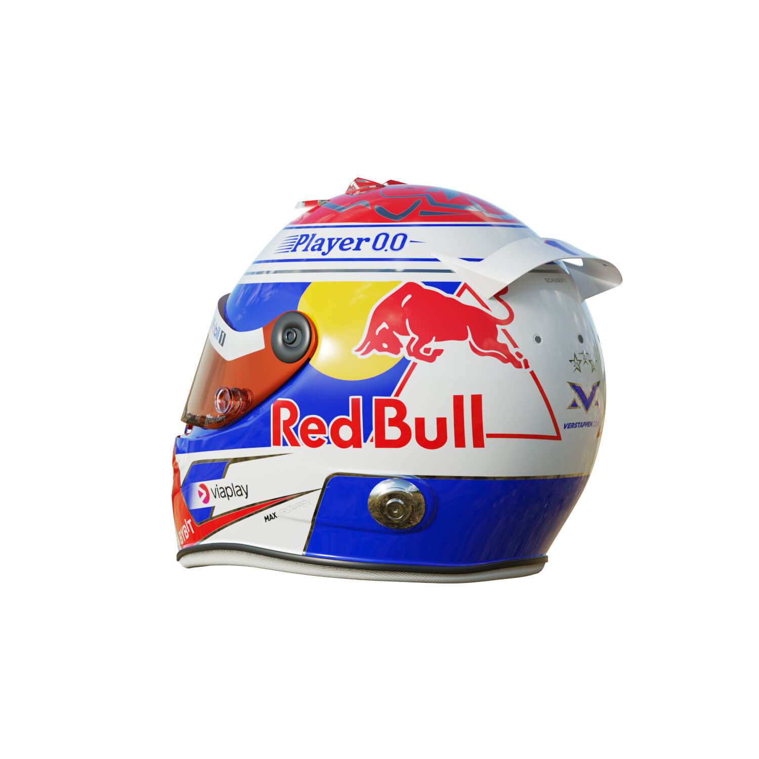 F1 Red Bull Helmets 2024 - 3D Model by Cactus3D