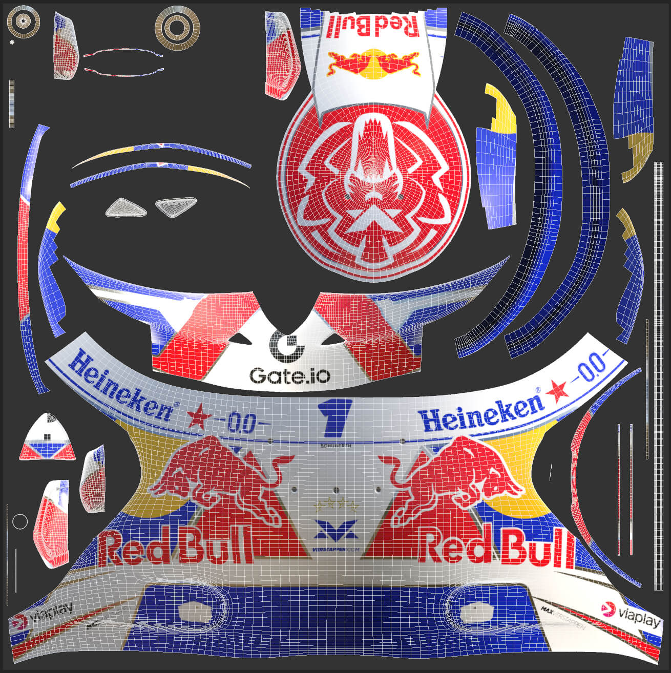 F1 Red Bull Racing Suit 2025 - 3D Model by Cactus3D