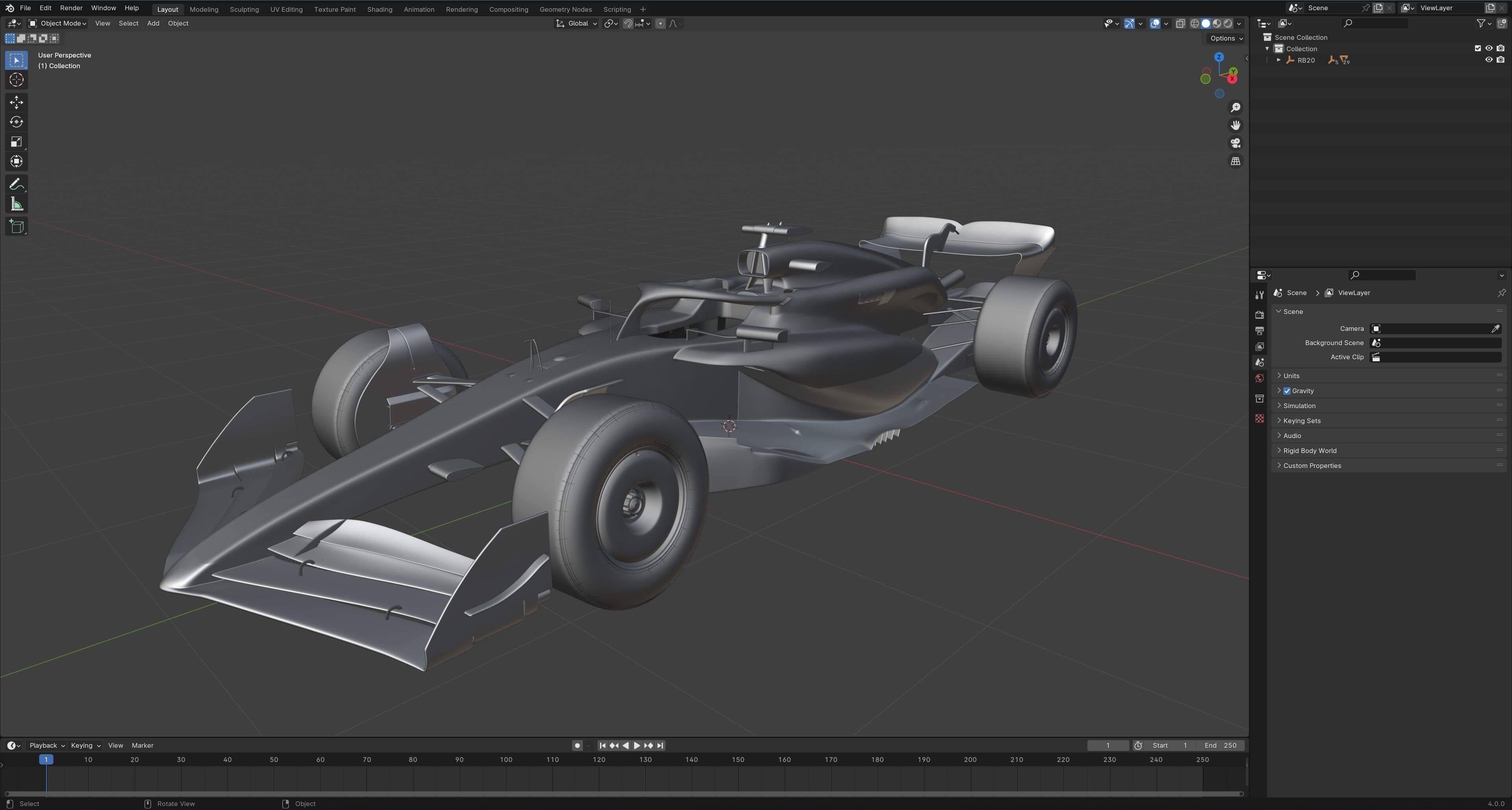 F1 Red Bull RB20 2024 - 3D Model by Cactus3D
