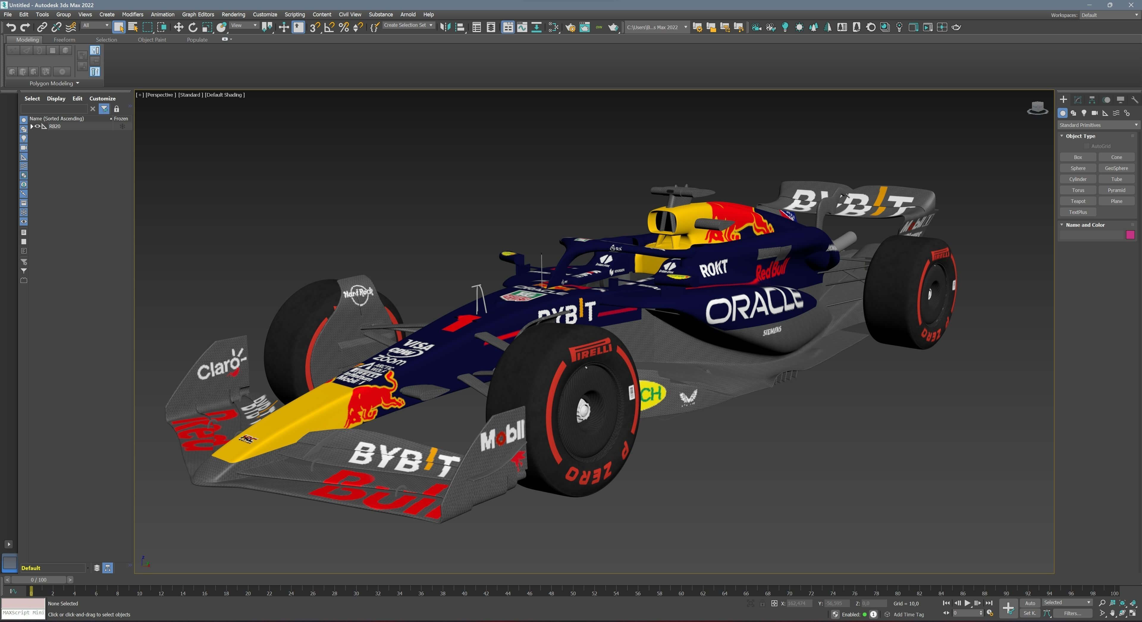 F1 Red Bull RB20 2024 - 3D Model by Cactus3D