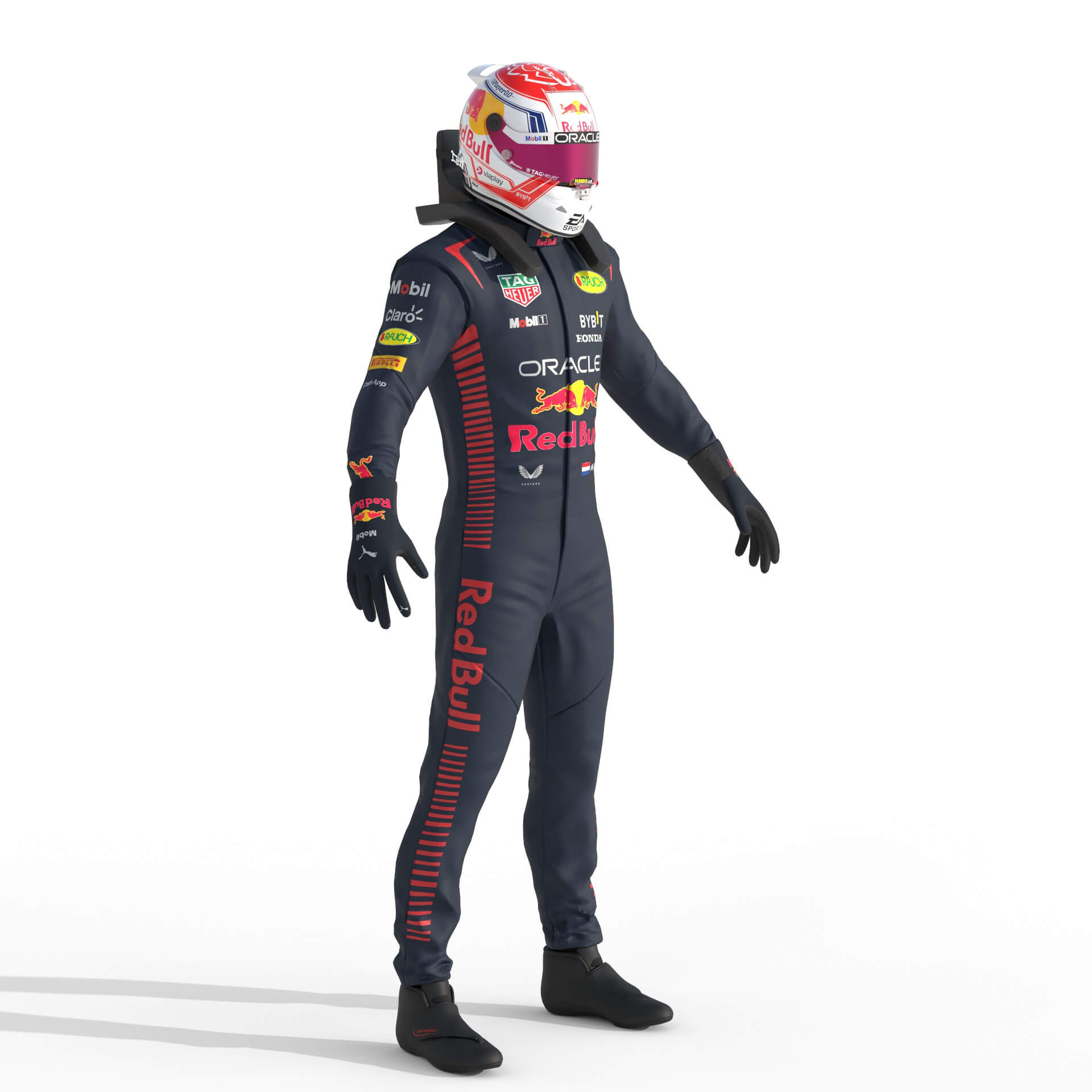 F1 Red Bull Suit 2023 - 3D Model by Cactus3D