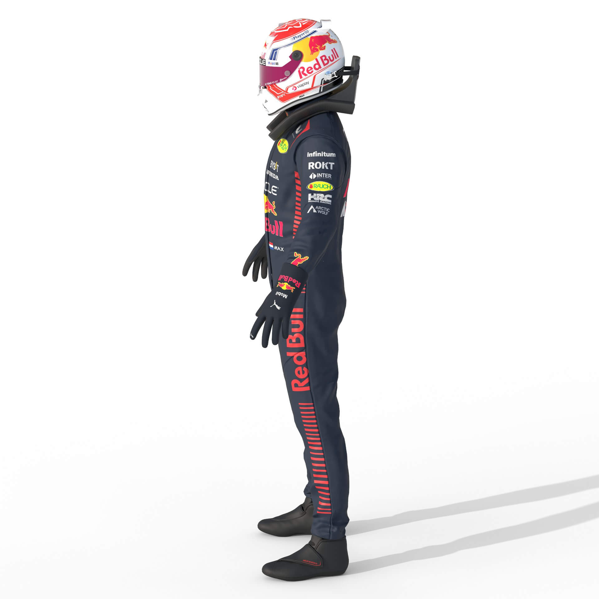 F1 Red Bull Suit 2023 - 3D Model by Cactus3D