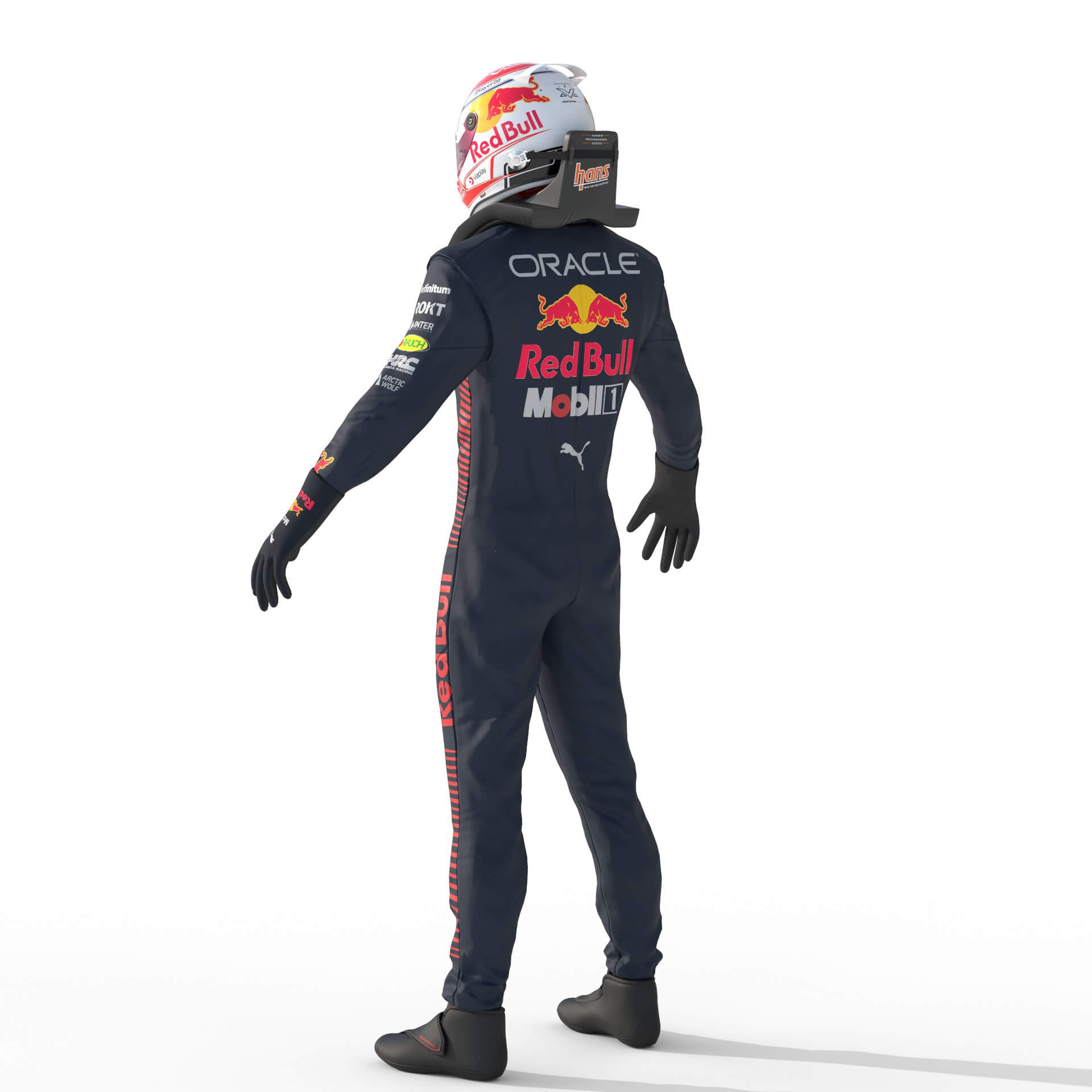 F1 Red Bull Suit 2023 - 3D Model by Cactus3D