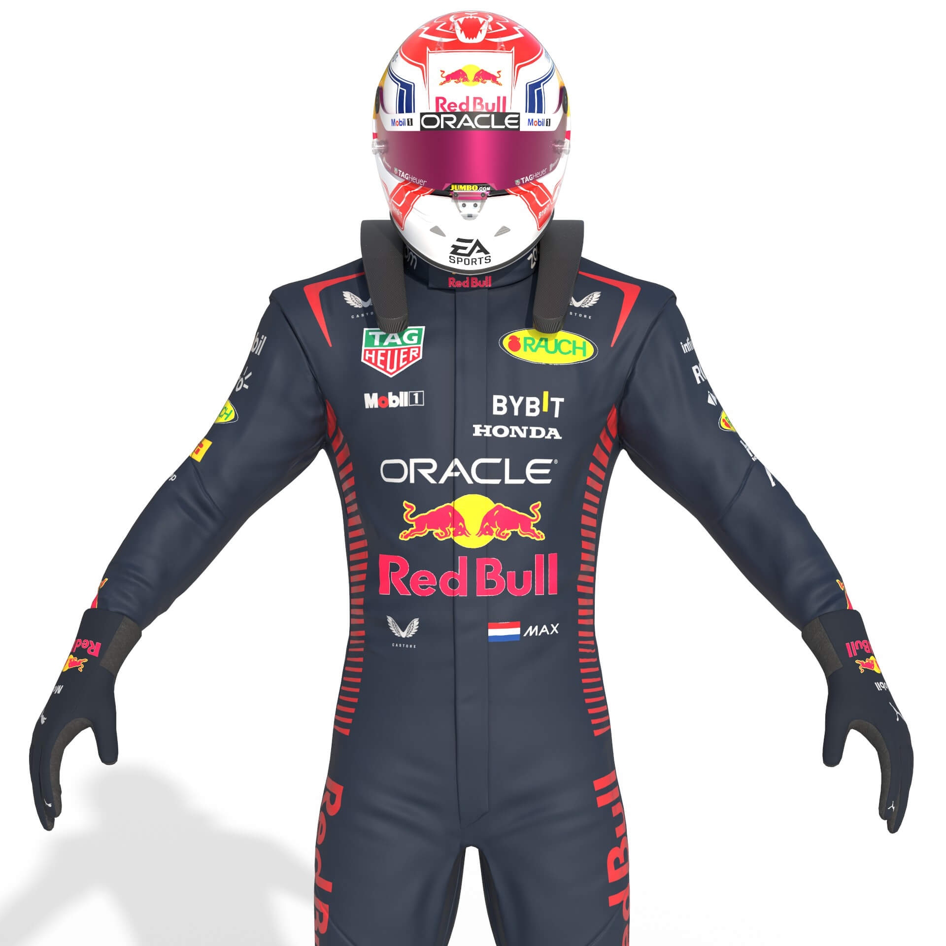 F1 Red Bull Suit 2023 - 3D Model by Cactus3D