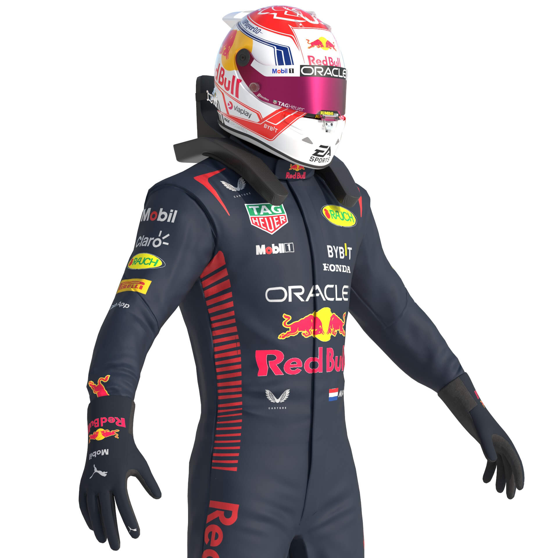 F1 Red Bull Suit 2023 - 3D Model by Cactus3D