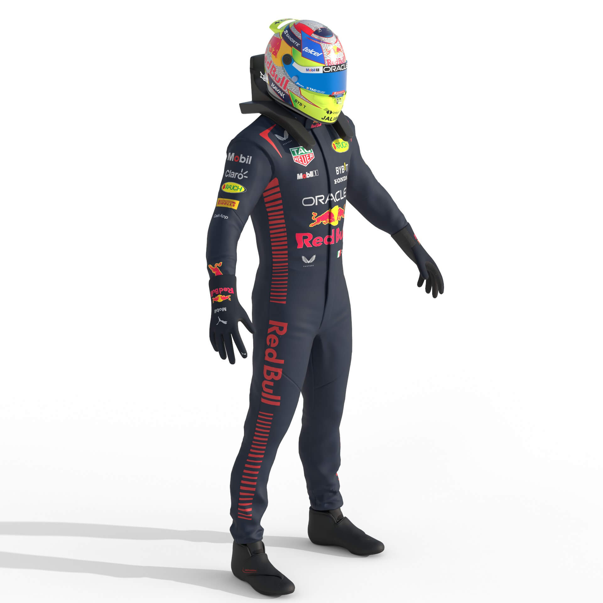 F1 Red Bull Suit 2023 - 3D Model by Cactus3D