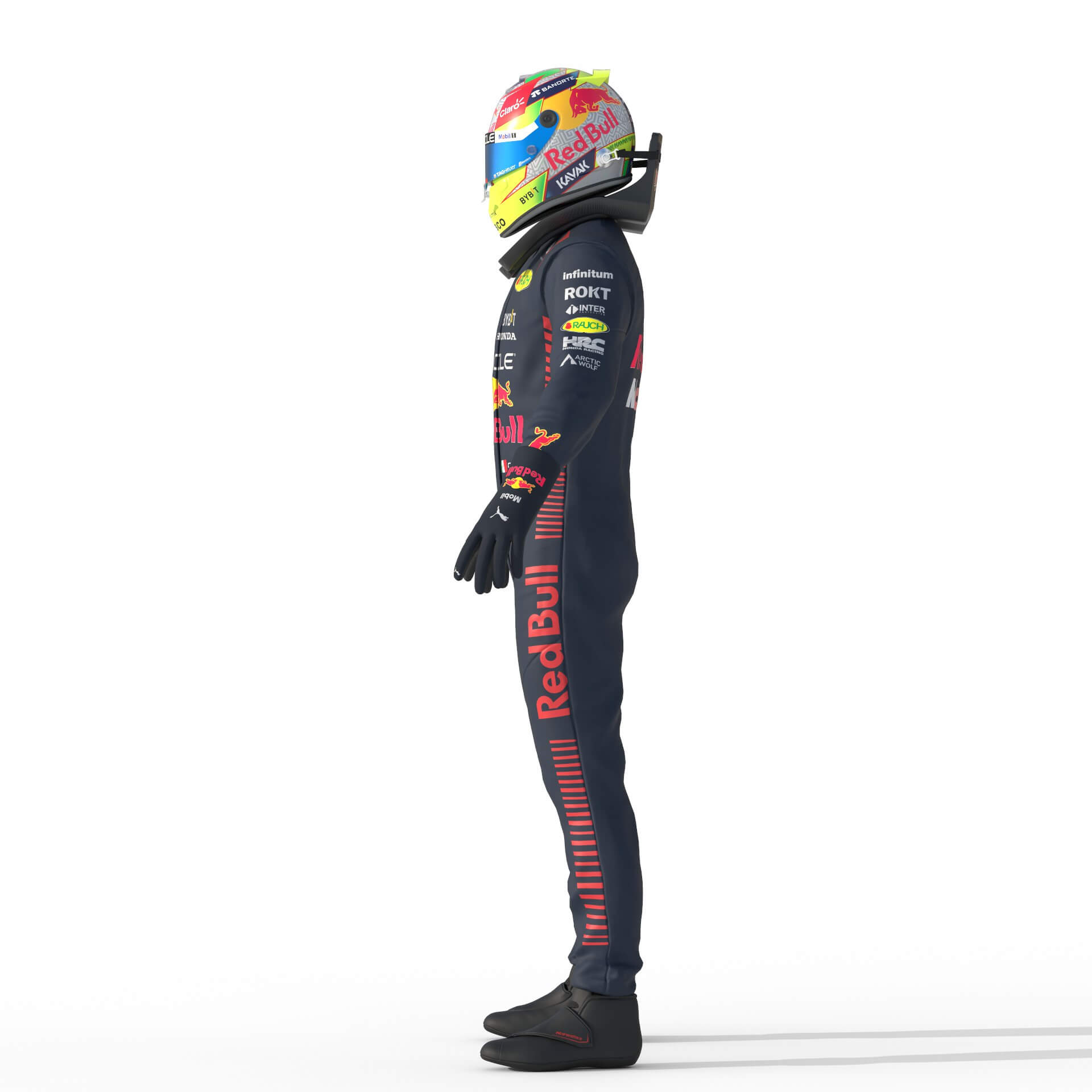F1 Red Bull Suit 2023 - 3D Model by Cactus3D