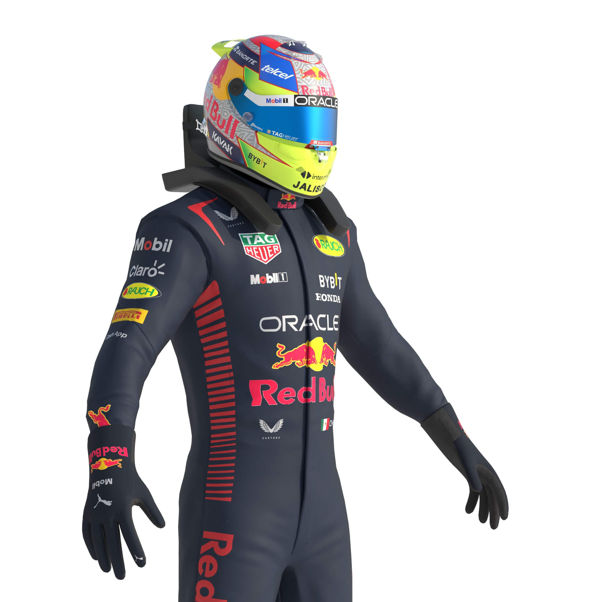 F1 Red Bull Suit 2023 - 3D Model by Cactus3D