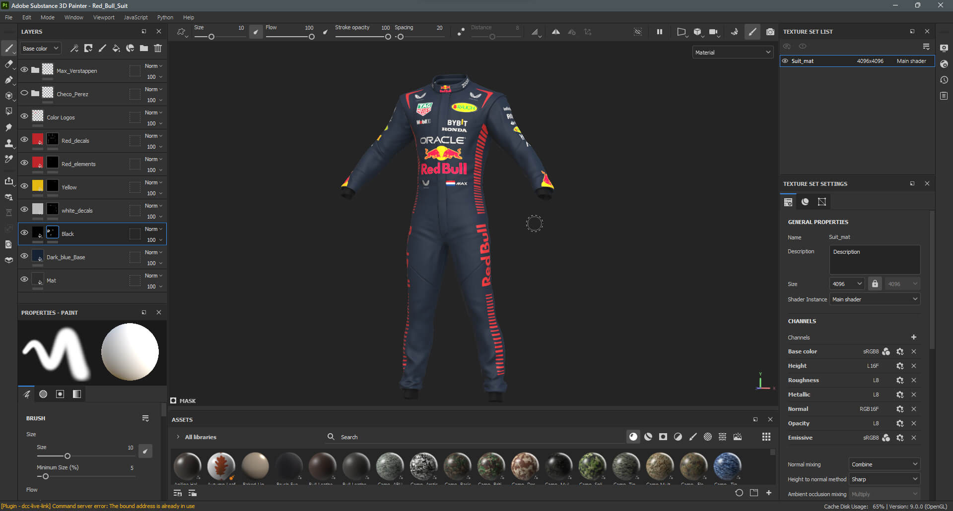 F1 Red Bull Suit 2023 - 3D Model by Cactus3D