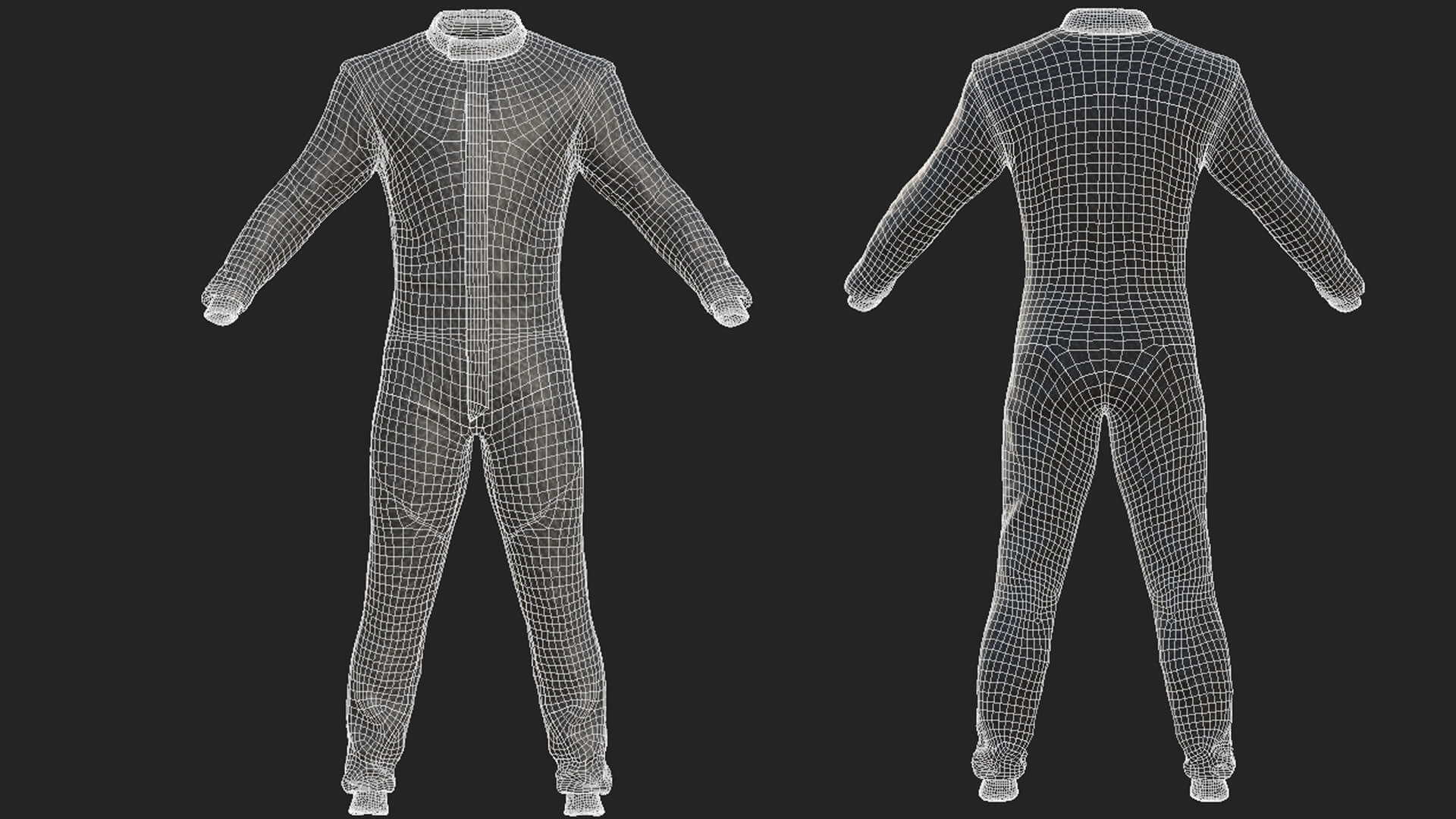 F1 Red Bull Suit 2023 - 3D Model by Cactus3D