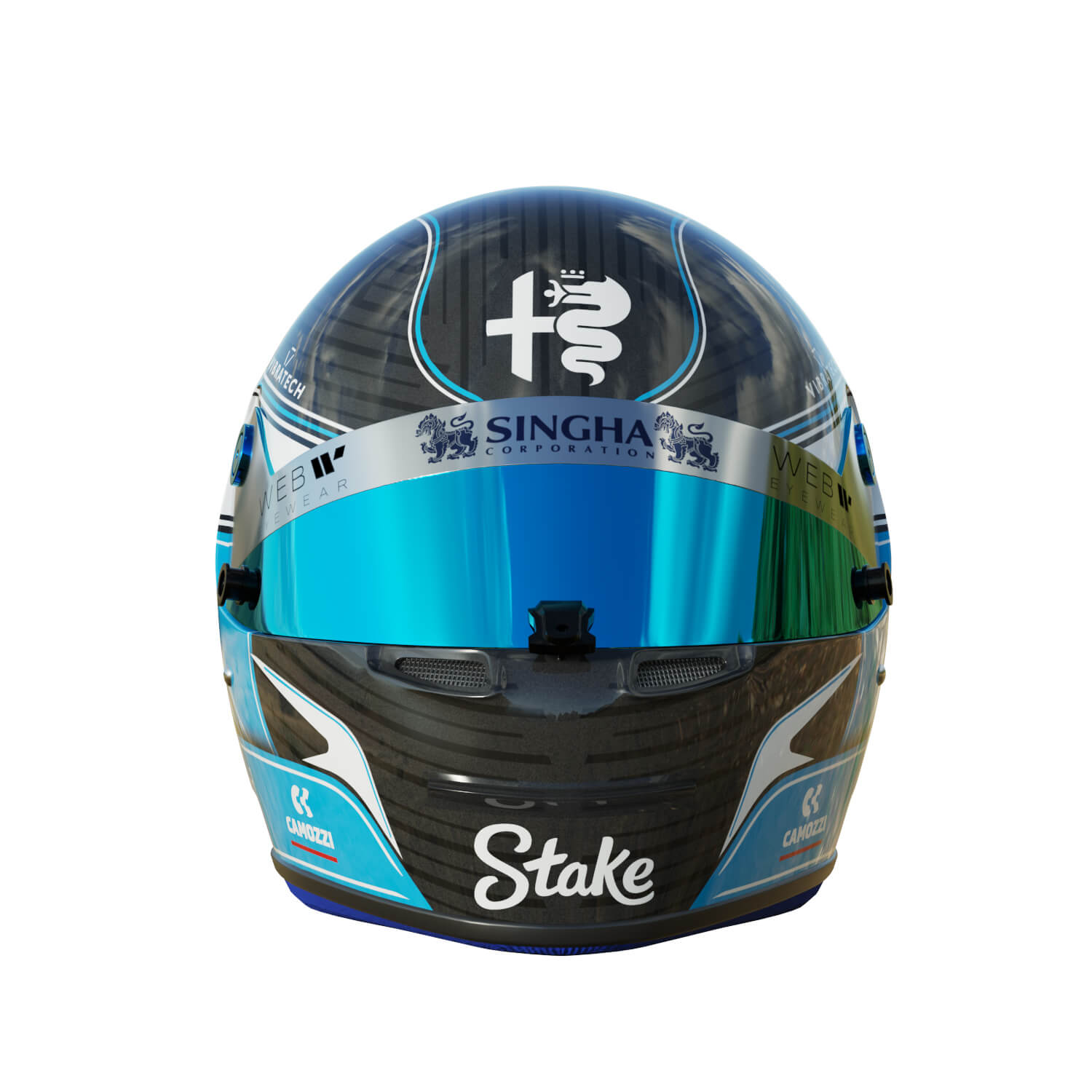 F1 Valtteri Bottas Helmet 2023 - 3D Model by Cactus3D