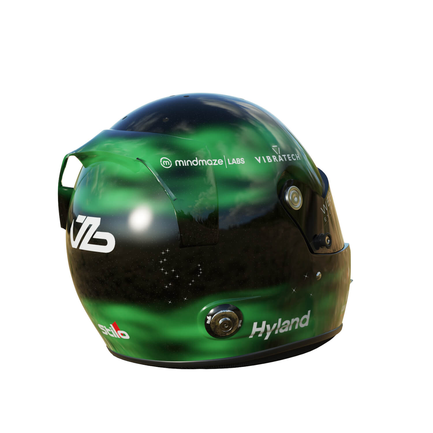 F1 Valtteri Bottas Helmet 2024 - 3D Model by Cactus3D