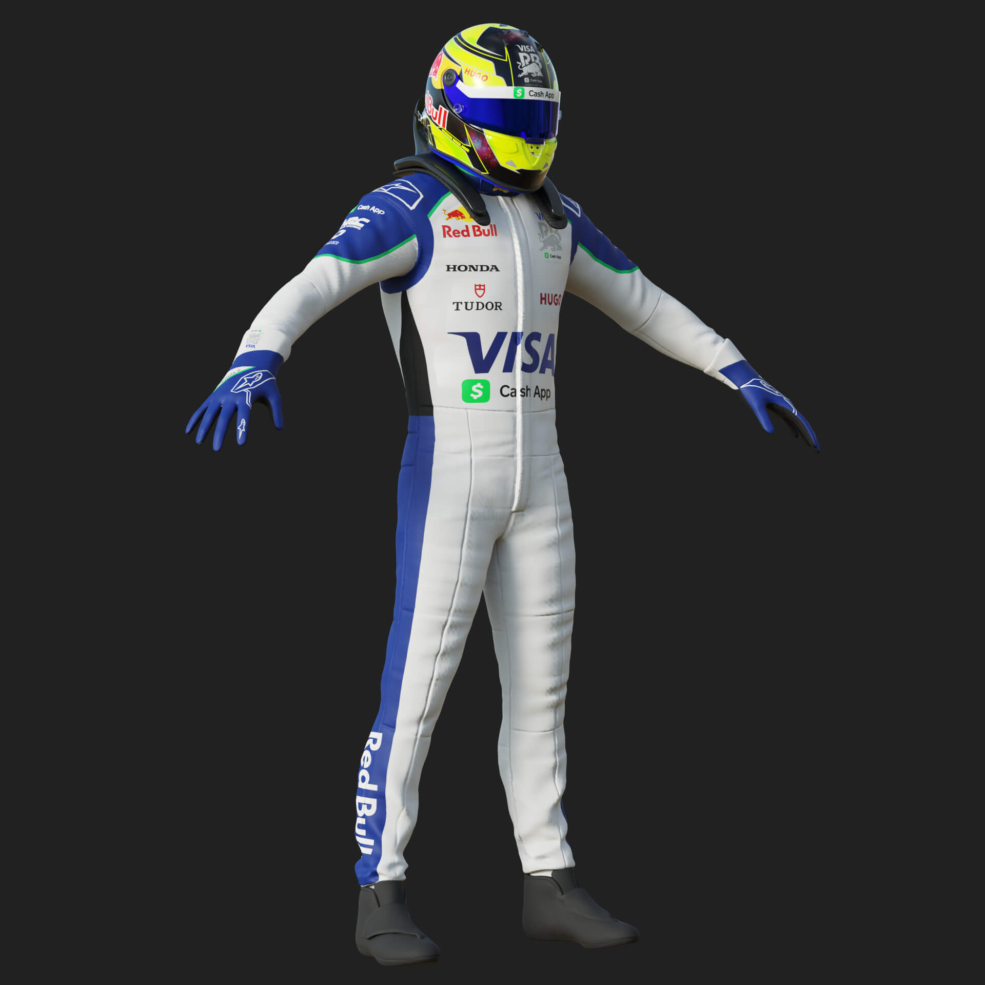 F1 VCARB Racing Suit 2025 - 3D Model by Cactus3D