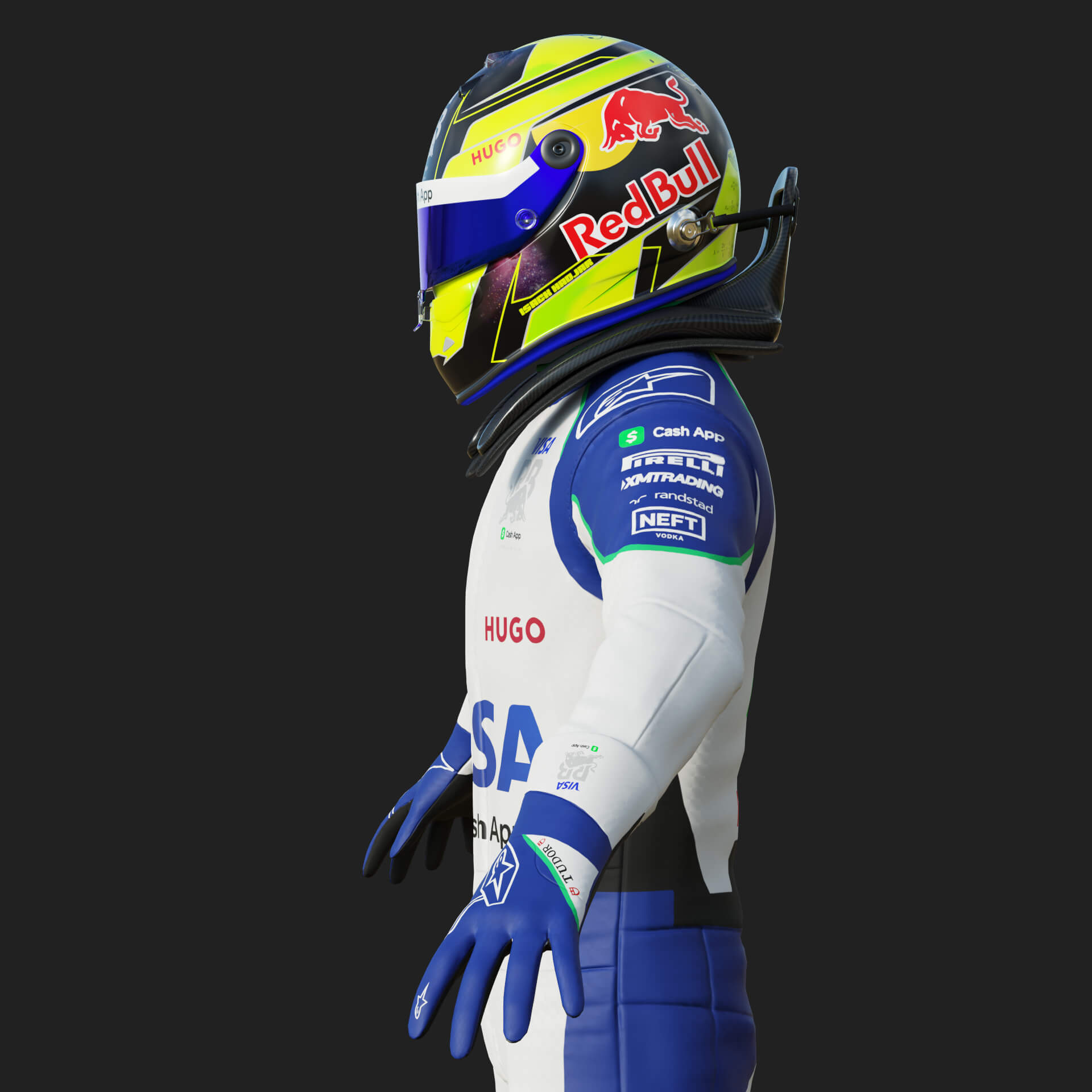 F1 VCARB Racing Suit 2025 - 3D Model by Cactus3D