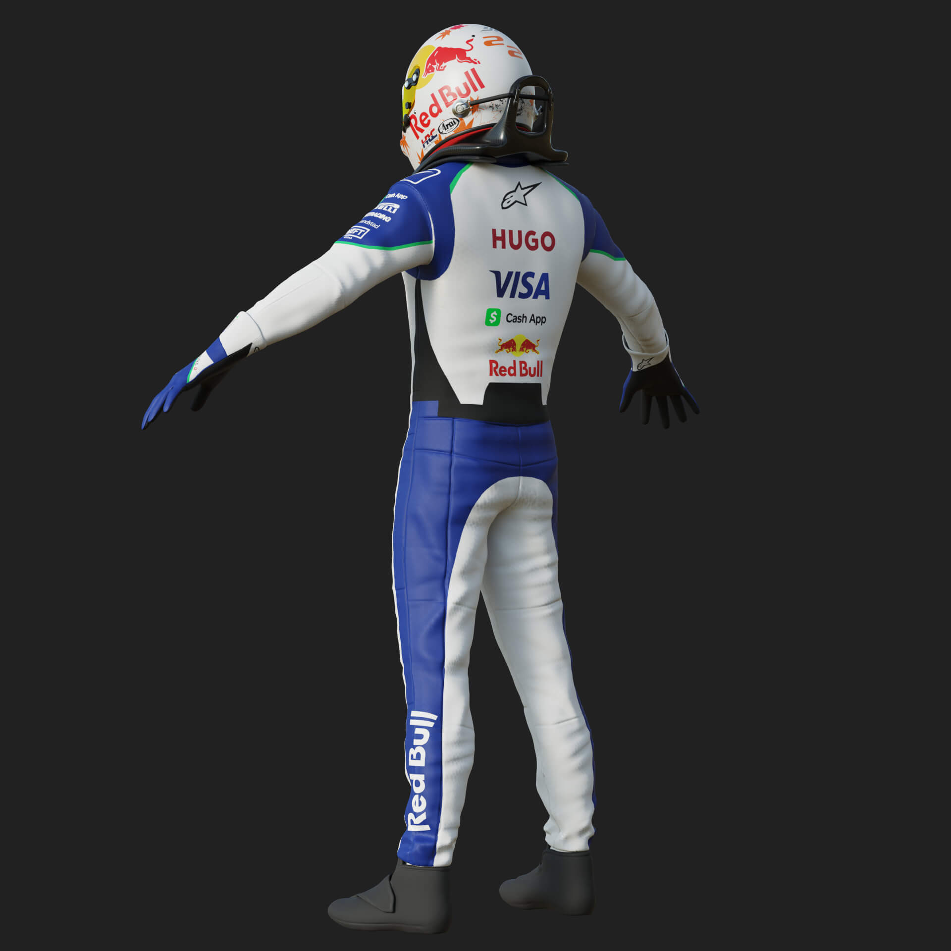 F1 VCARB Racing Suit 2025 - 3D Model by Cactus3D
