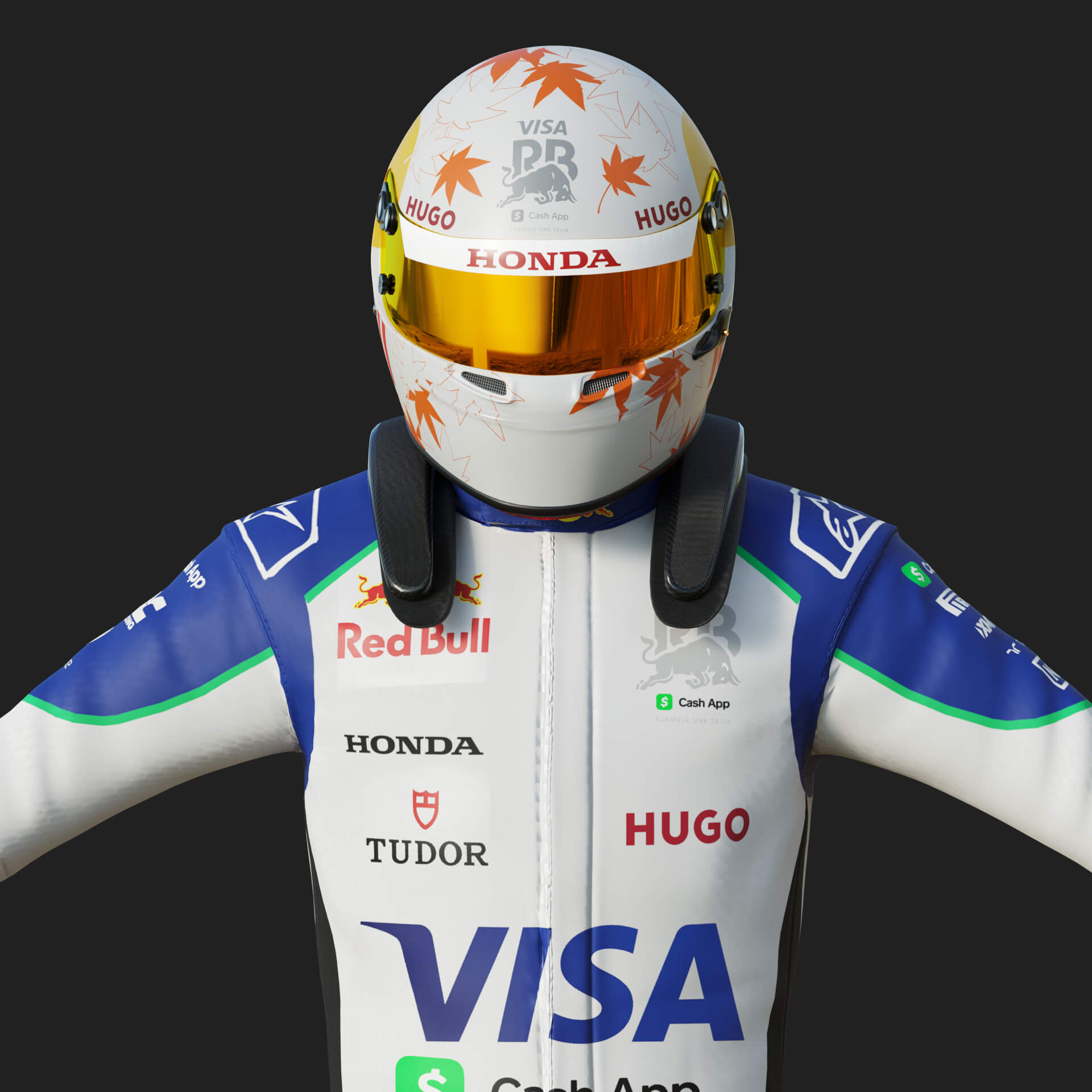 F1 VCARB Racing Suit 2025 - 3D Model by Cactus3D