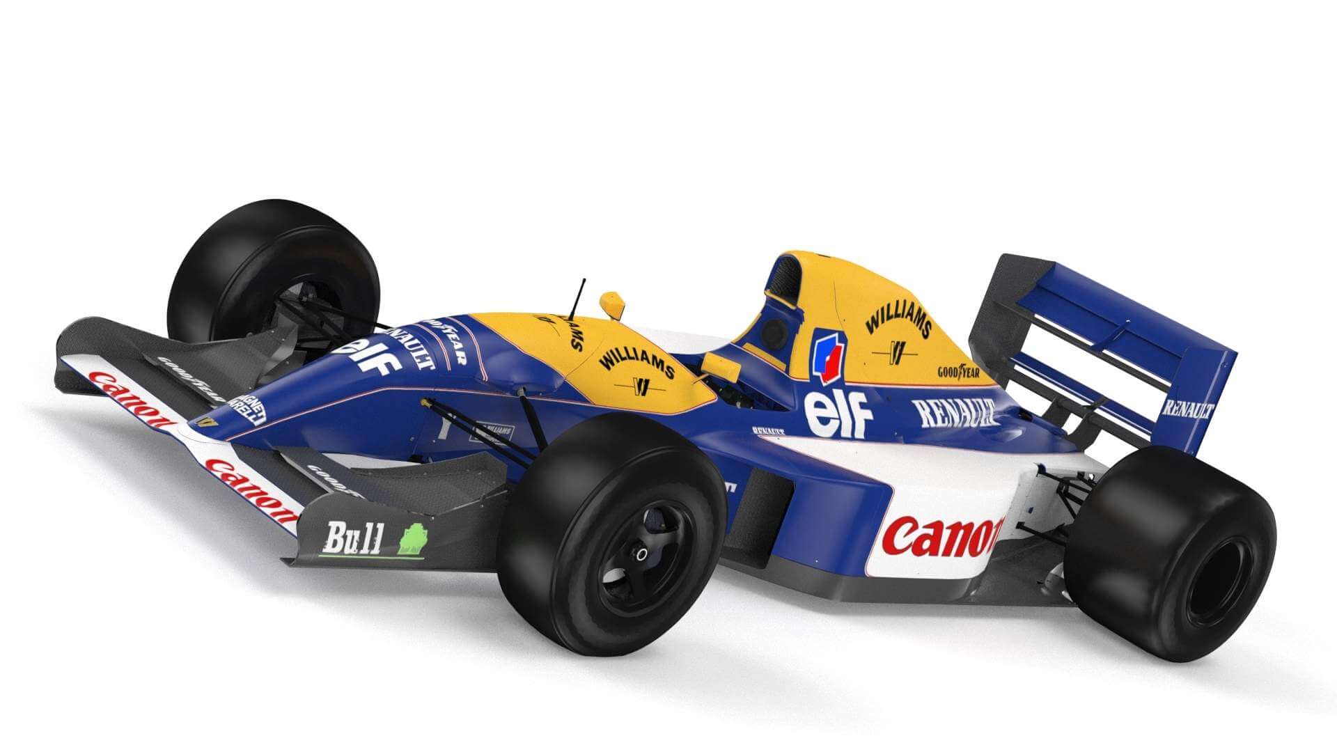 F1 Williams FW14 1992 - 3D Model by Cactus3D