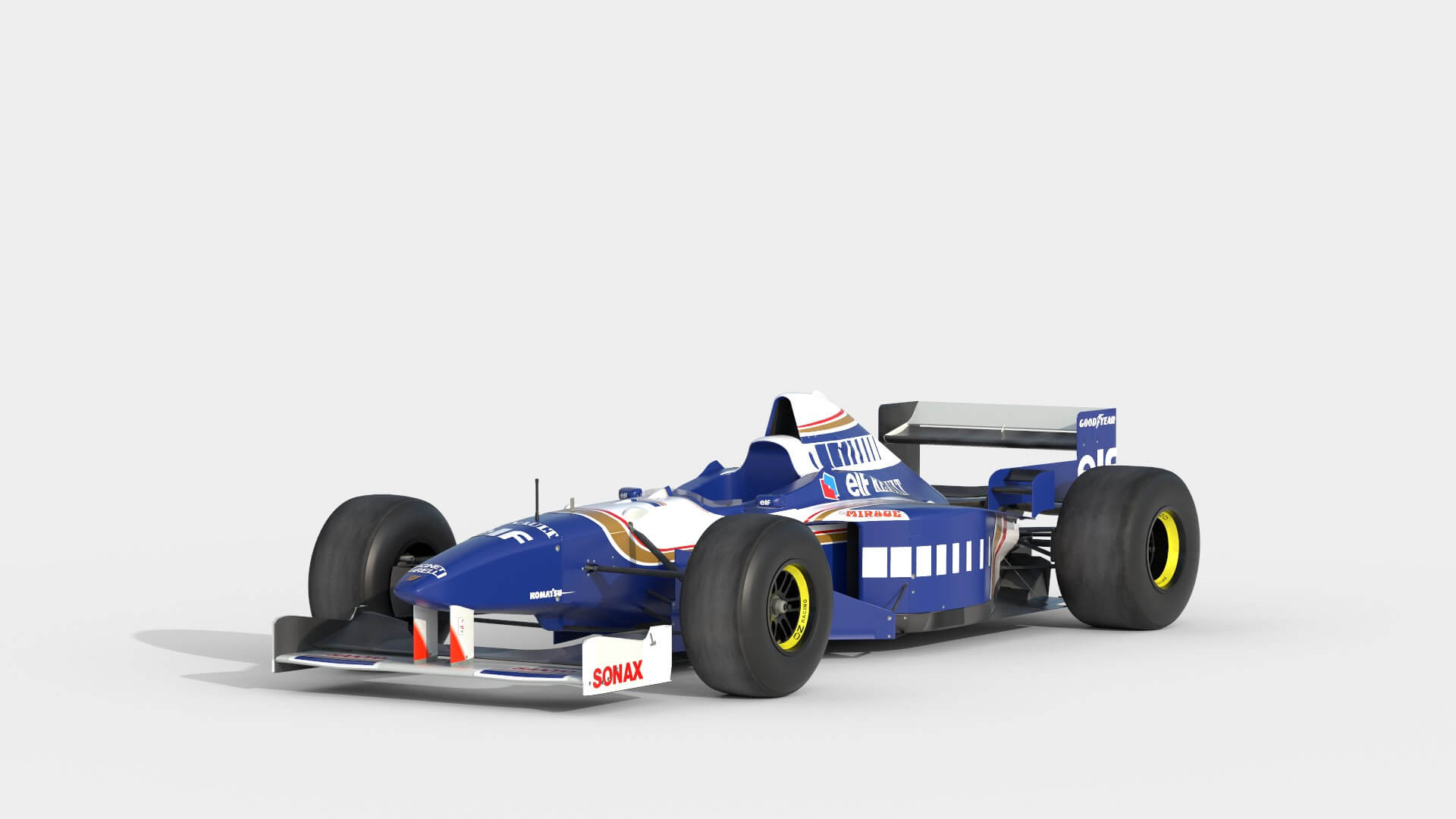 F1 Williams FW18 1996 - 3D Model by Cactus3D