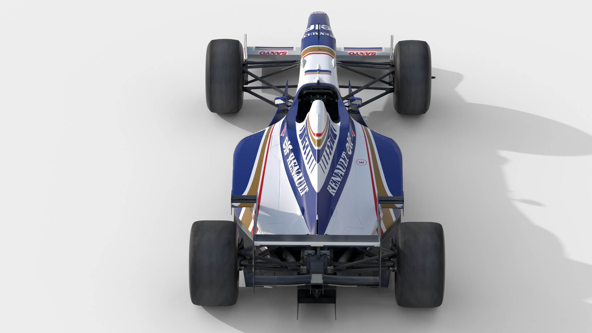 F1 Williams FW18 1996 - 3D Model by Cactus3D