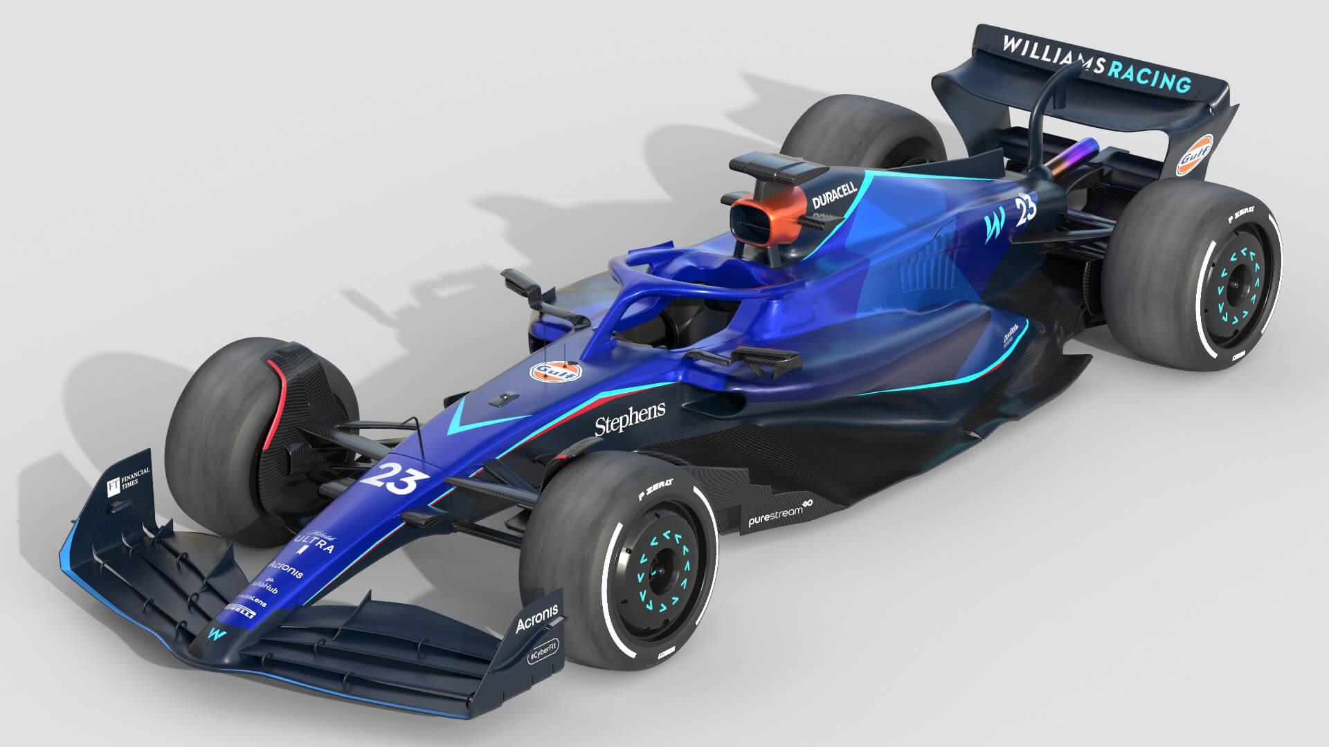 F1 Williams FW45 2023 - 3D Model by Cactus3D
