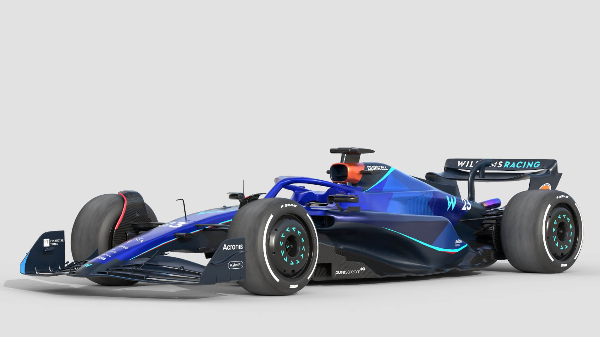 F1 Williams FW45 2023 - 3D Model by Cactus3D