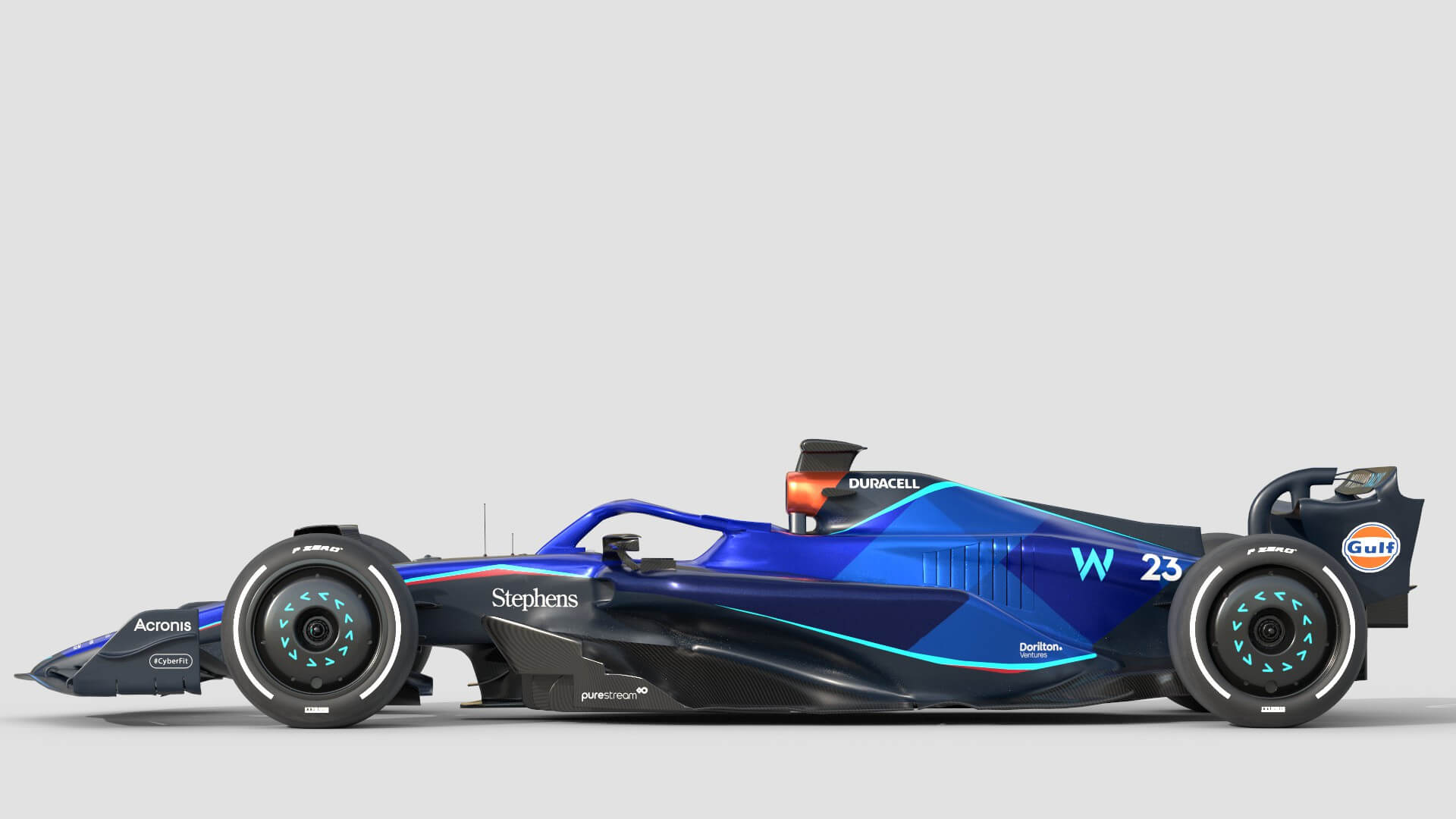 F1 Williams FW45 2023 - 3D Model by Cactus3D