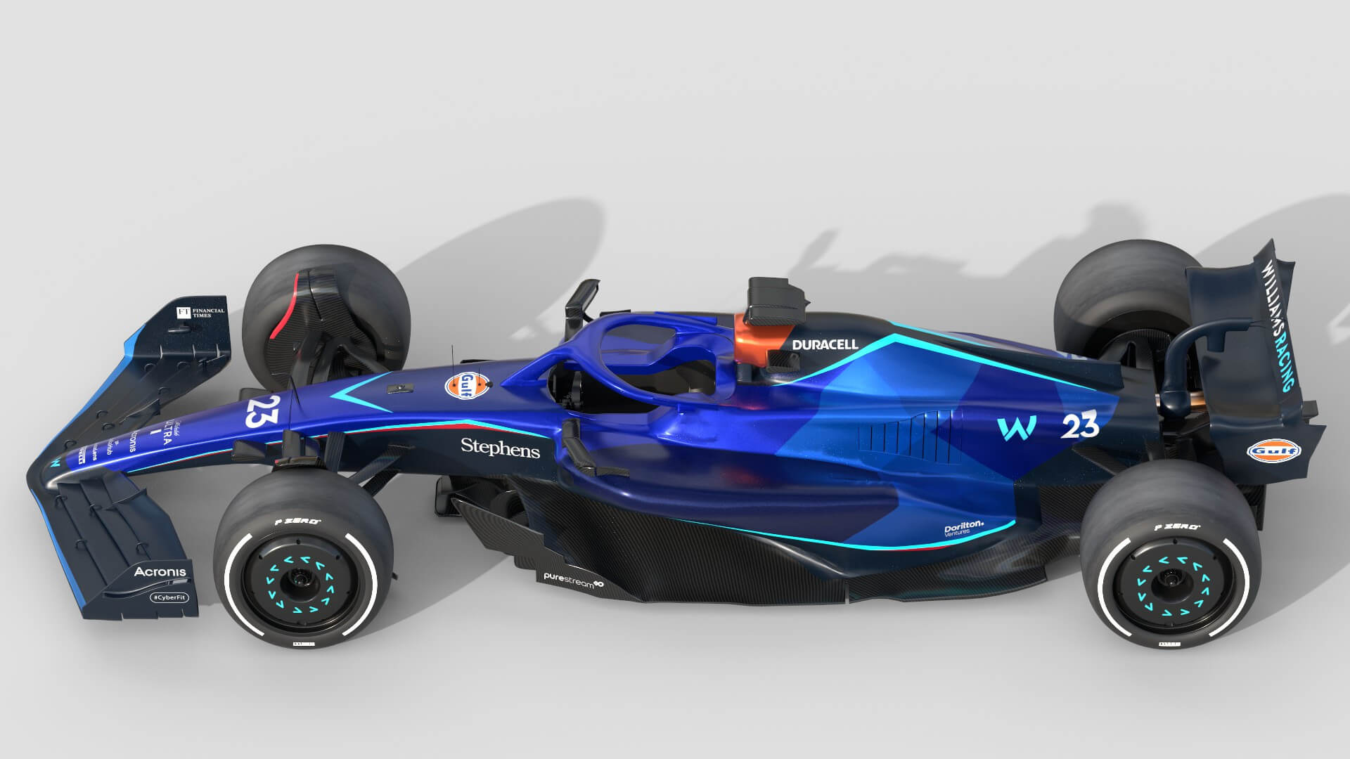 F1 Williams FW45 2023 - 3D Model by Cactus3D