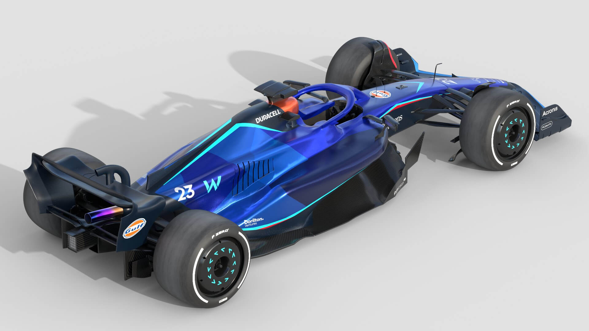 F1 Williams FW45 2023 - 3D Model by Cactus3D