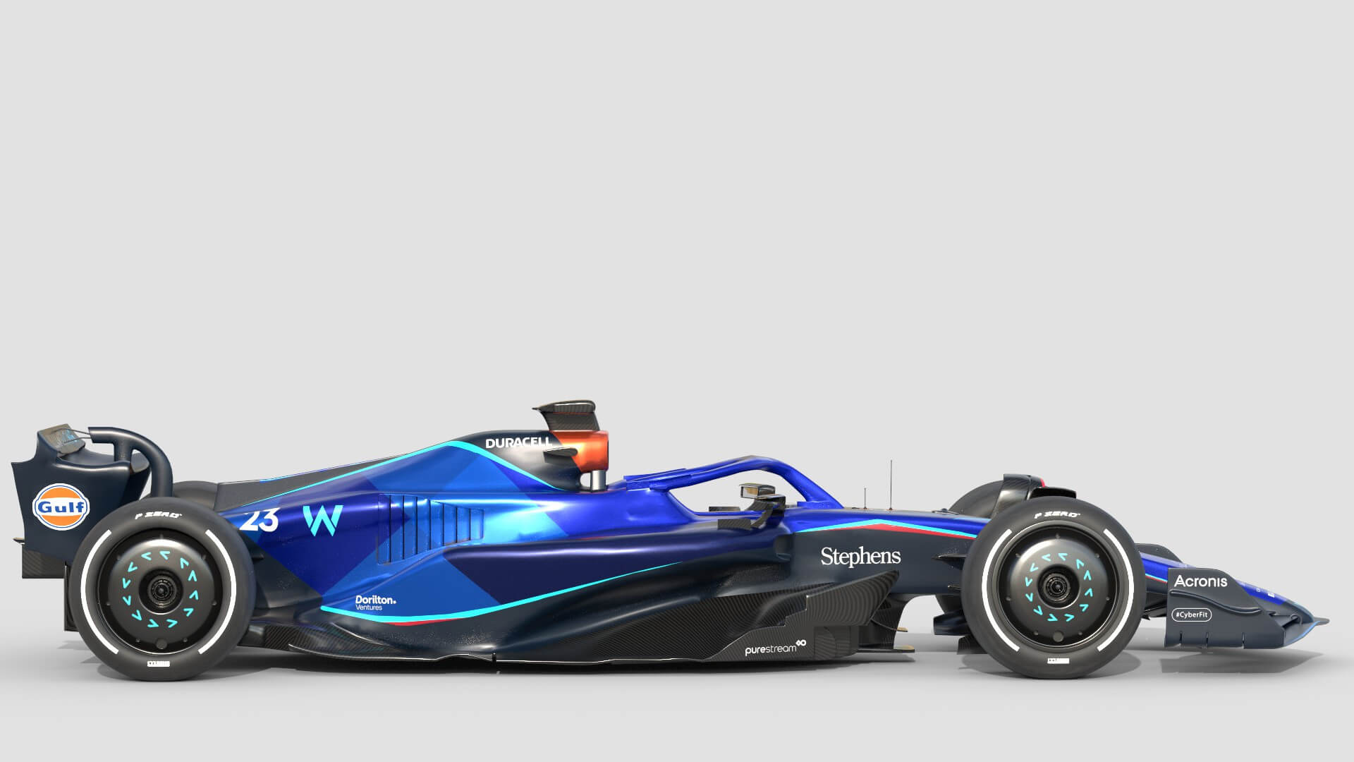F1 Williams FW45 2023 - 3D Model by Cactus3D