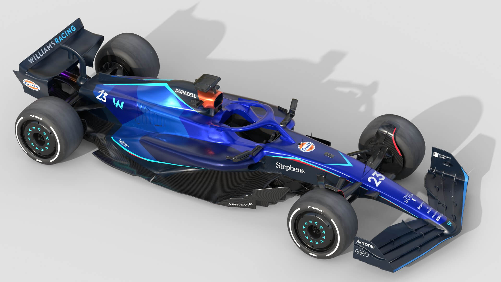 F1 Williams FW45 2023 - 3D Model by Cactus3D