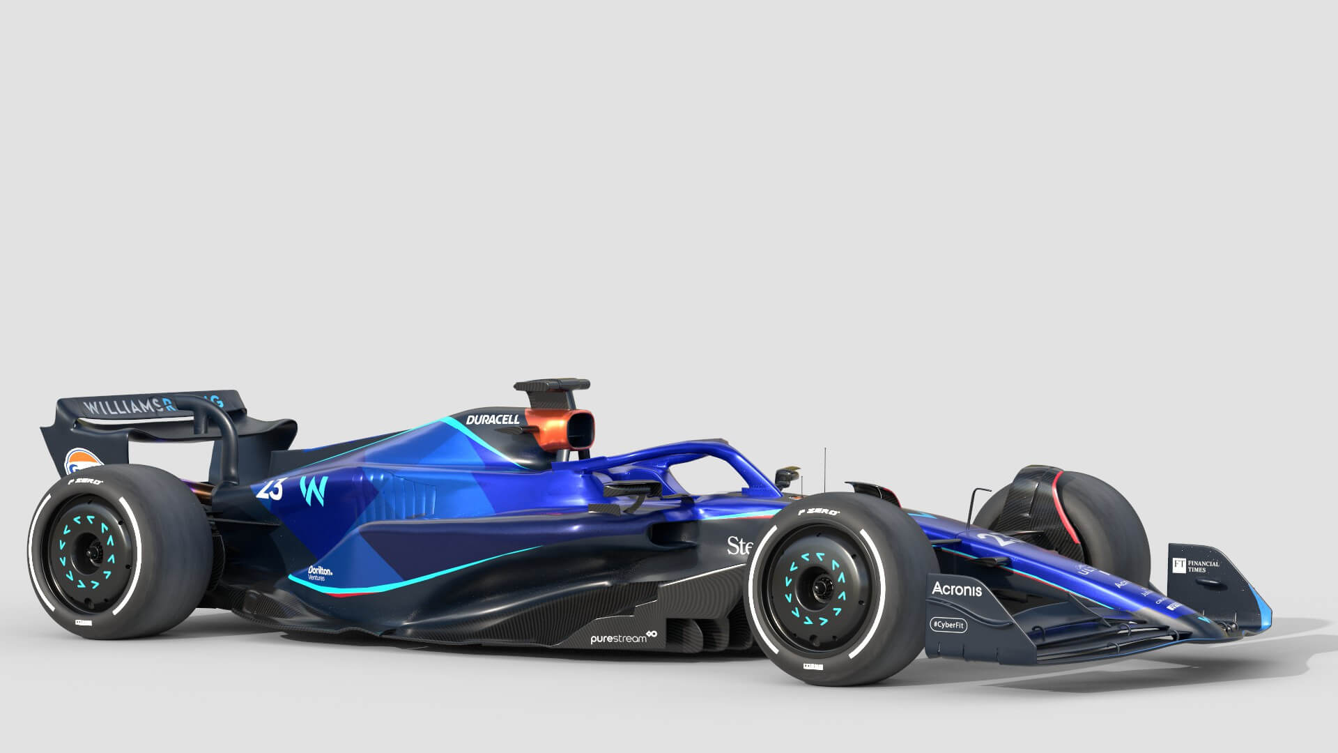 F1 Williams FW45 2023 - 3D Model by Cactus3D