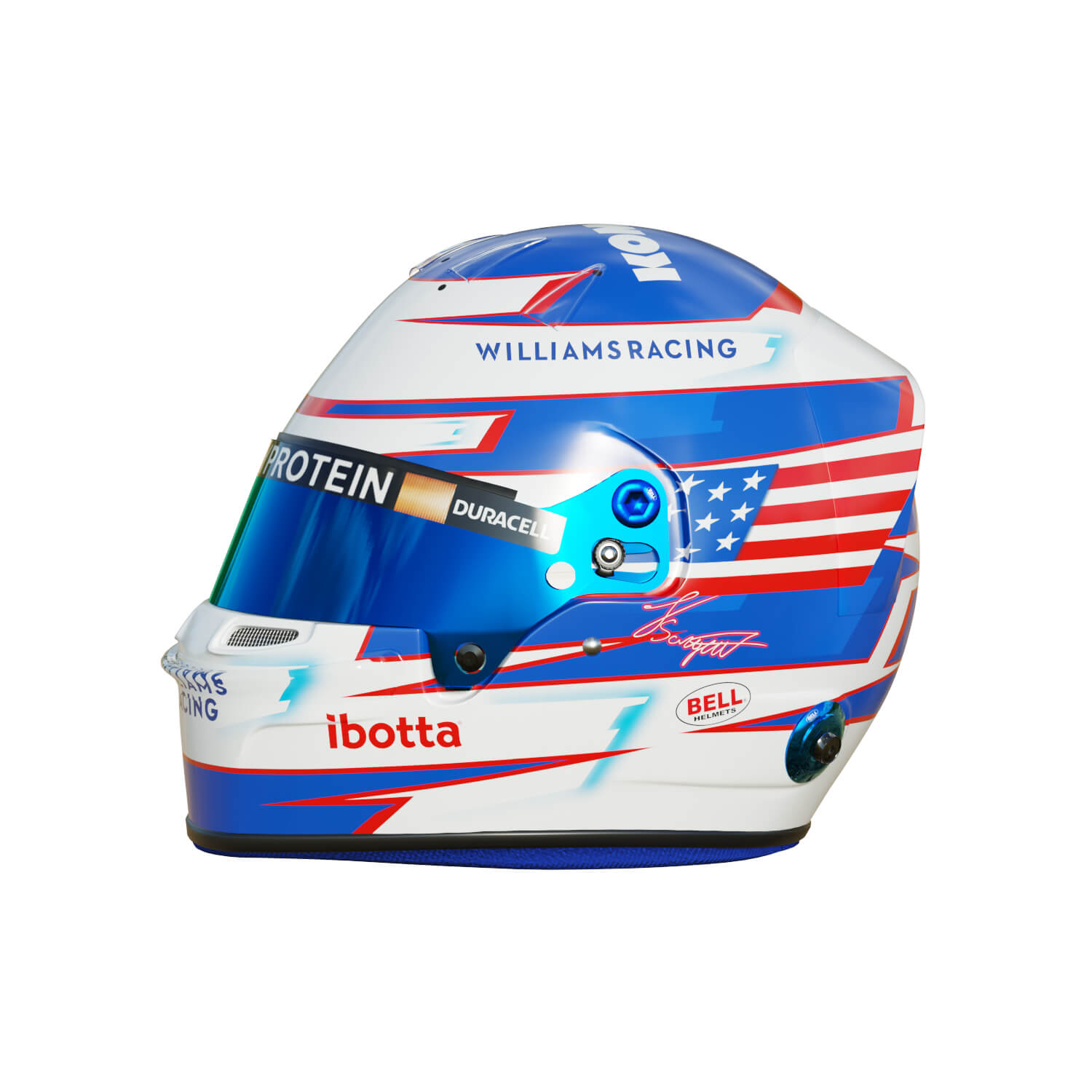 F1 Williams Helmets 2024 - 3D Model by Cactus3D
