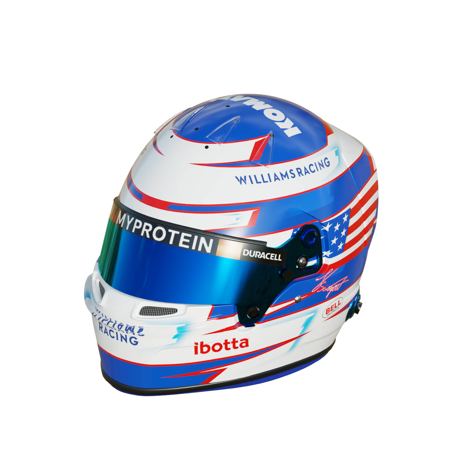 F1 Williams Helmets 2024 - 3D Model by Cactus3D