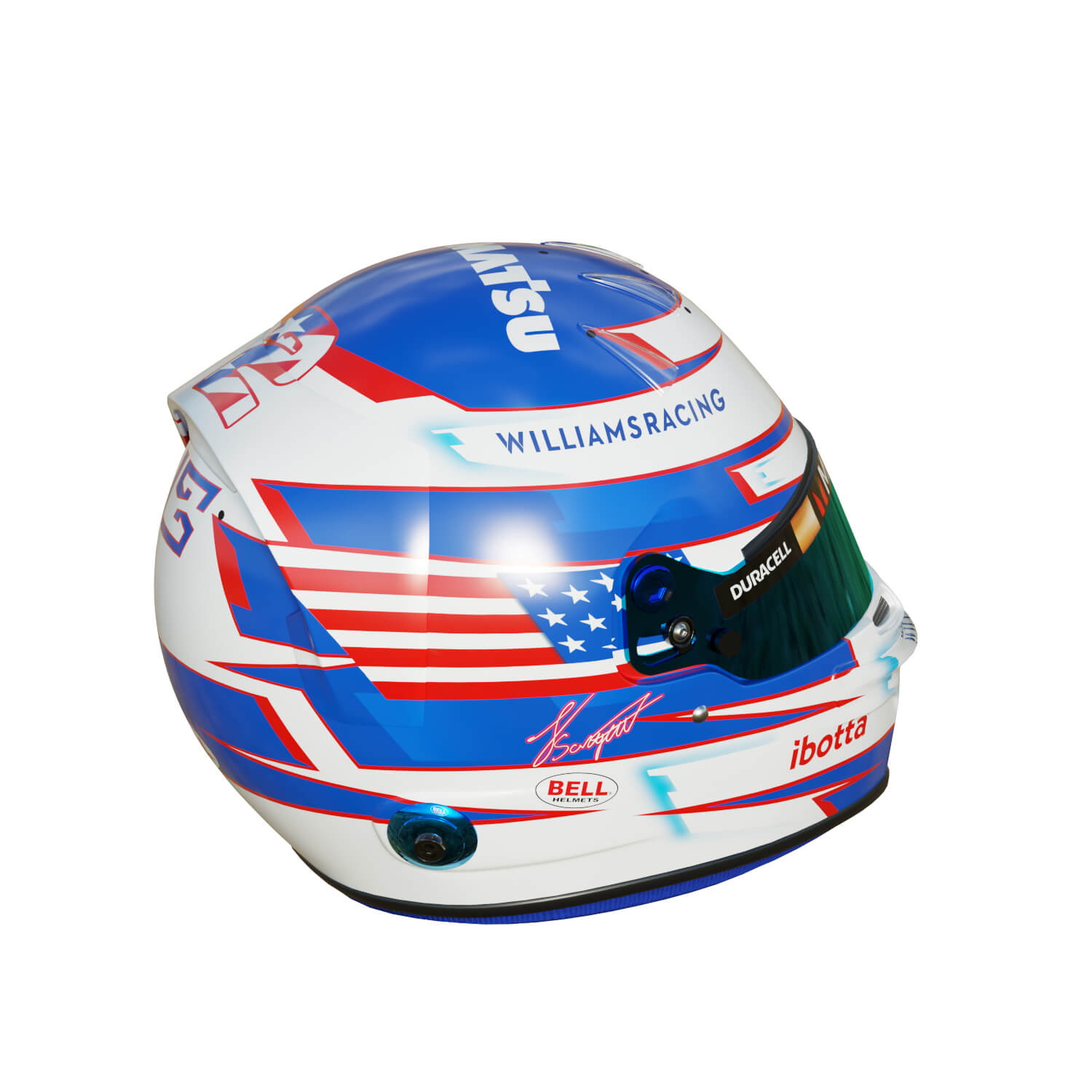 F1 Williams Helmets 2024 - 3D Model by Cactus3D