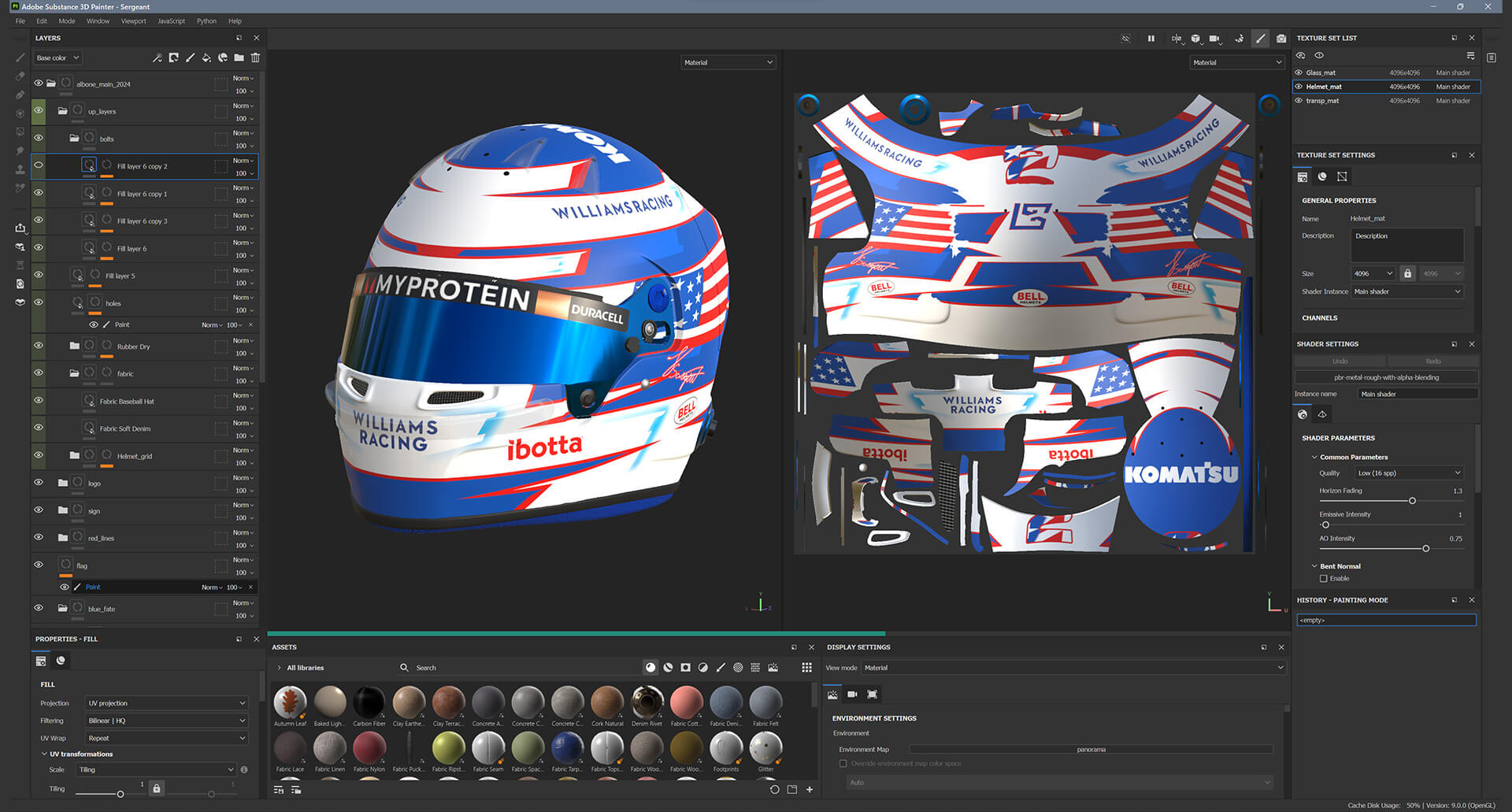 F1 Williams Helmets 2024 - 3D Model by Cactus3D