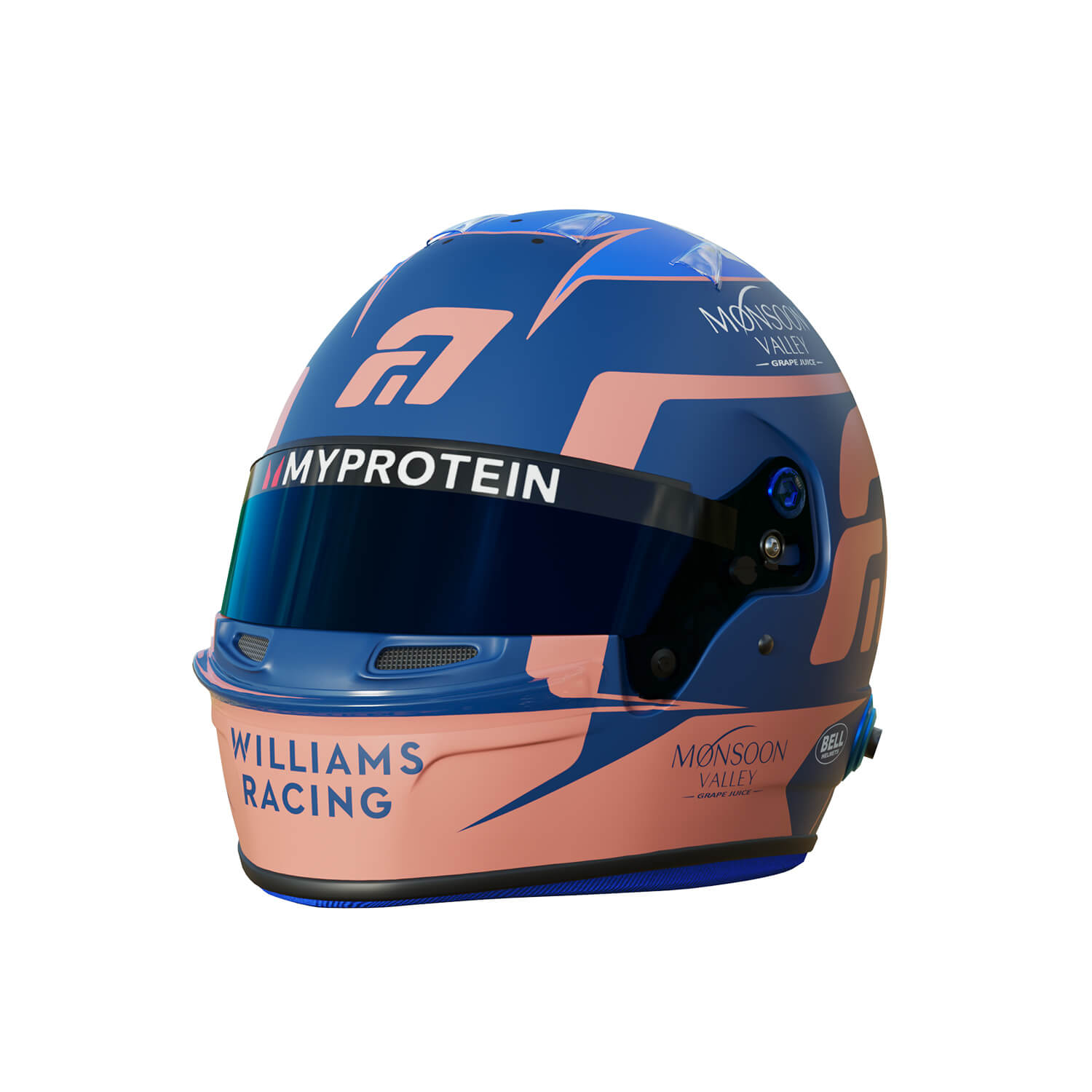 F1 Williams Helmets 2024 - 3D Model by Cactus3D